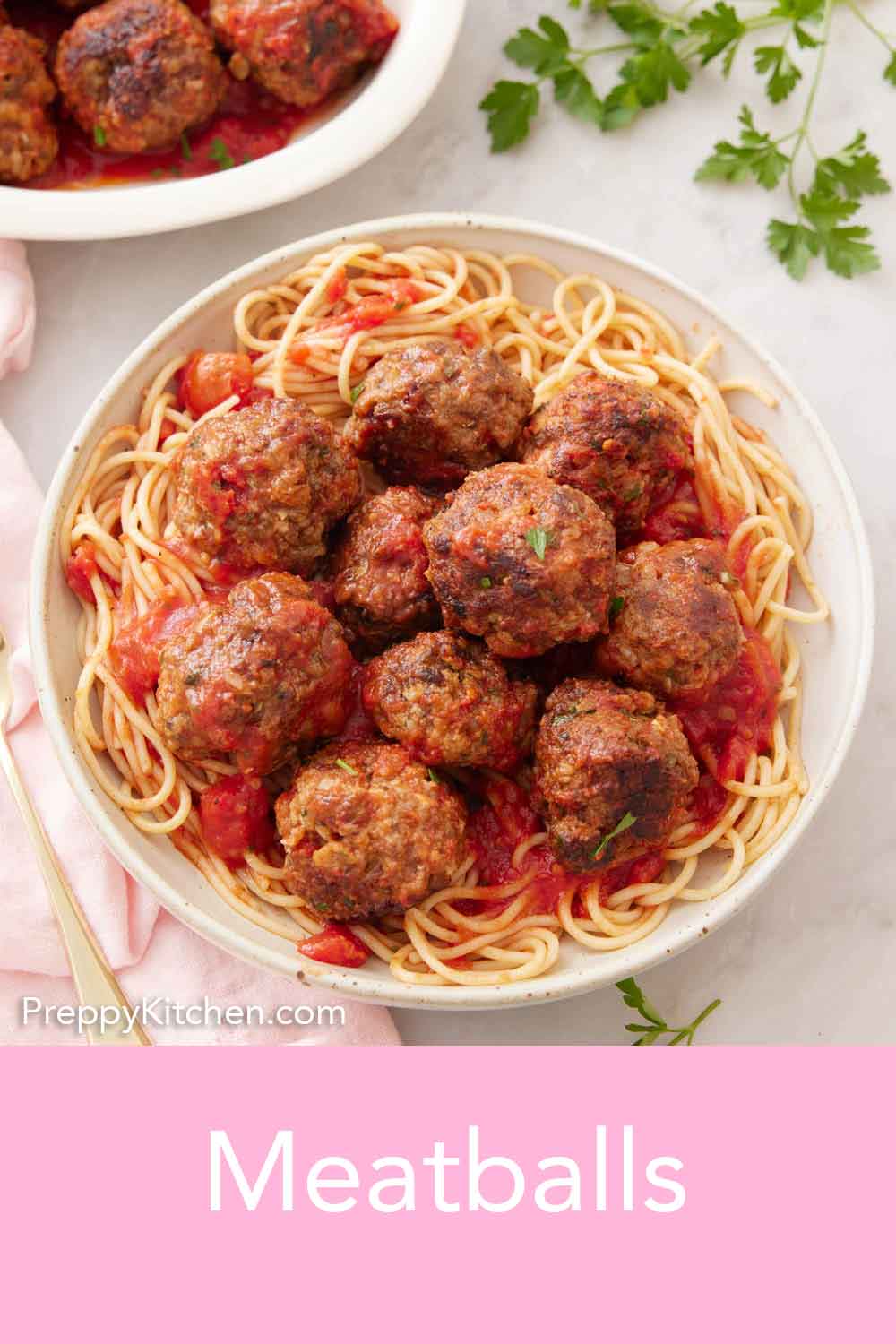 Easy Italian Meatballs (Baked or Stove-top) - Preppy Kitchen