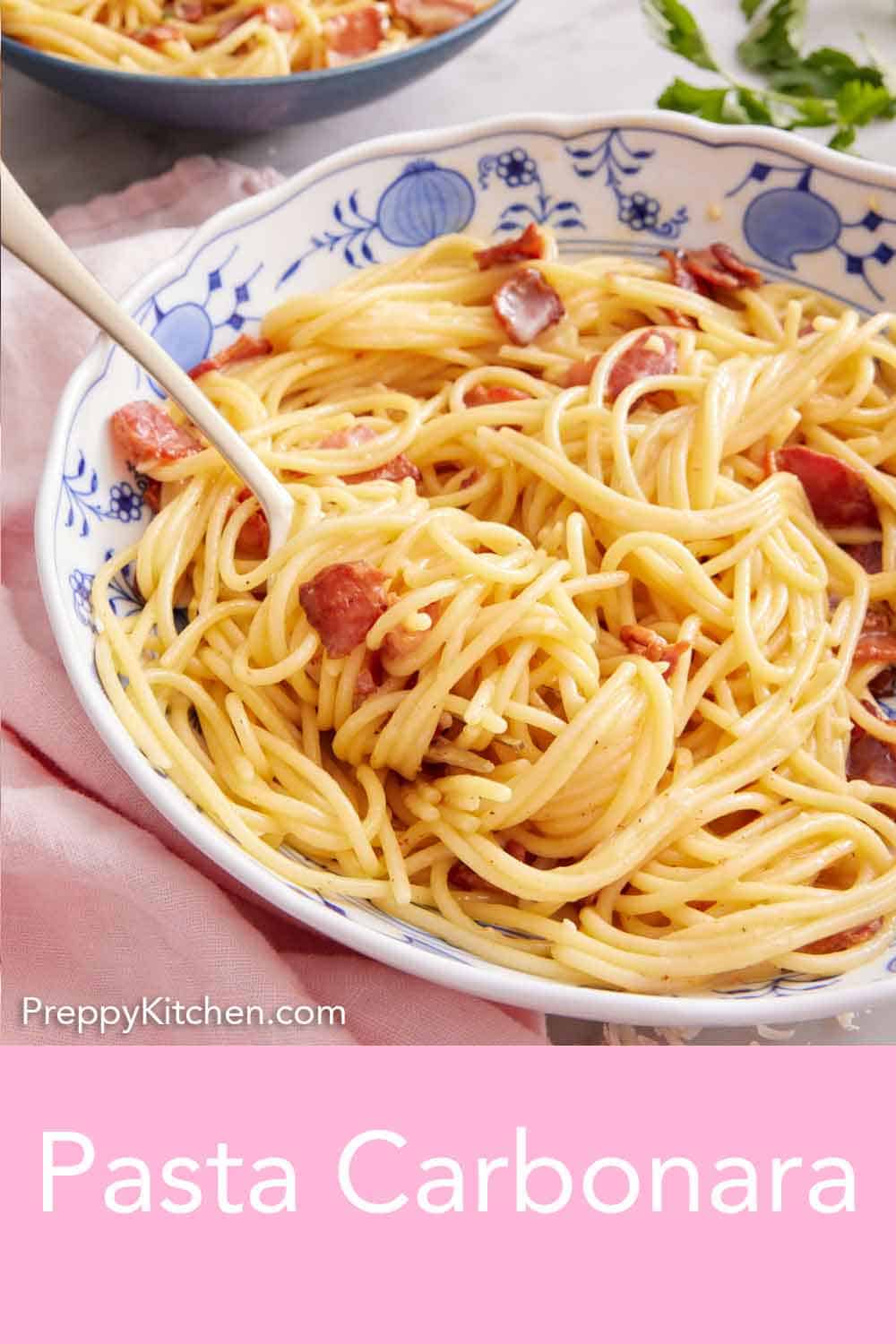 Pasta Carbonara - Preppy Kitchen