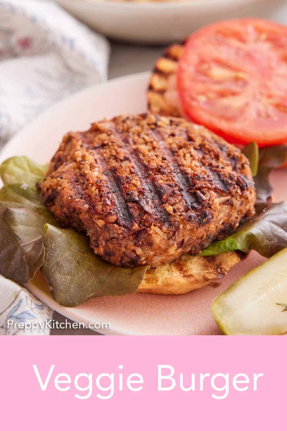 Veggie Burger - Preppy Kitchen