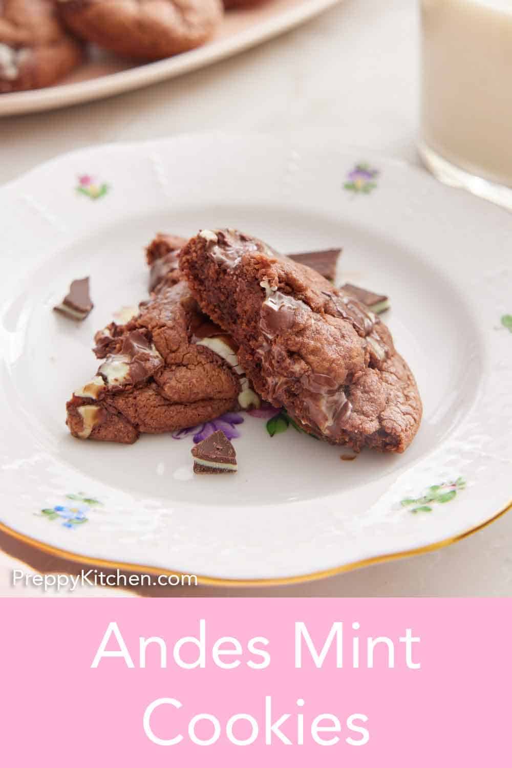Andes Mint Cookies - Preppy Kitchen