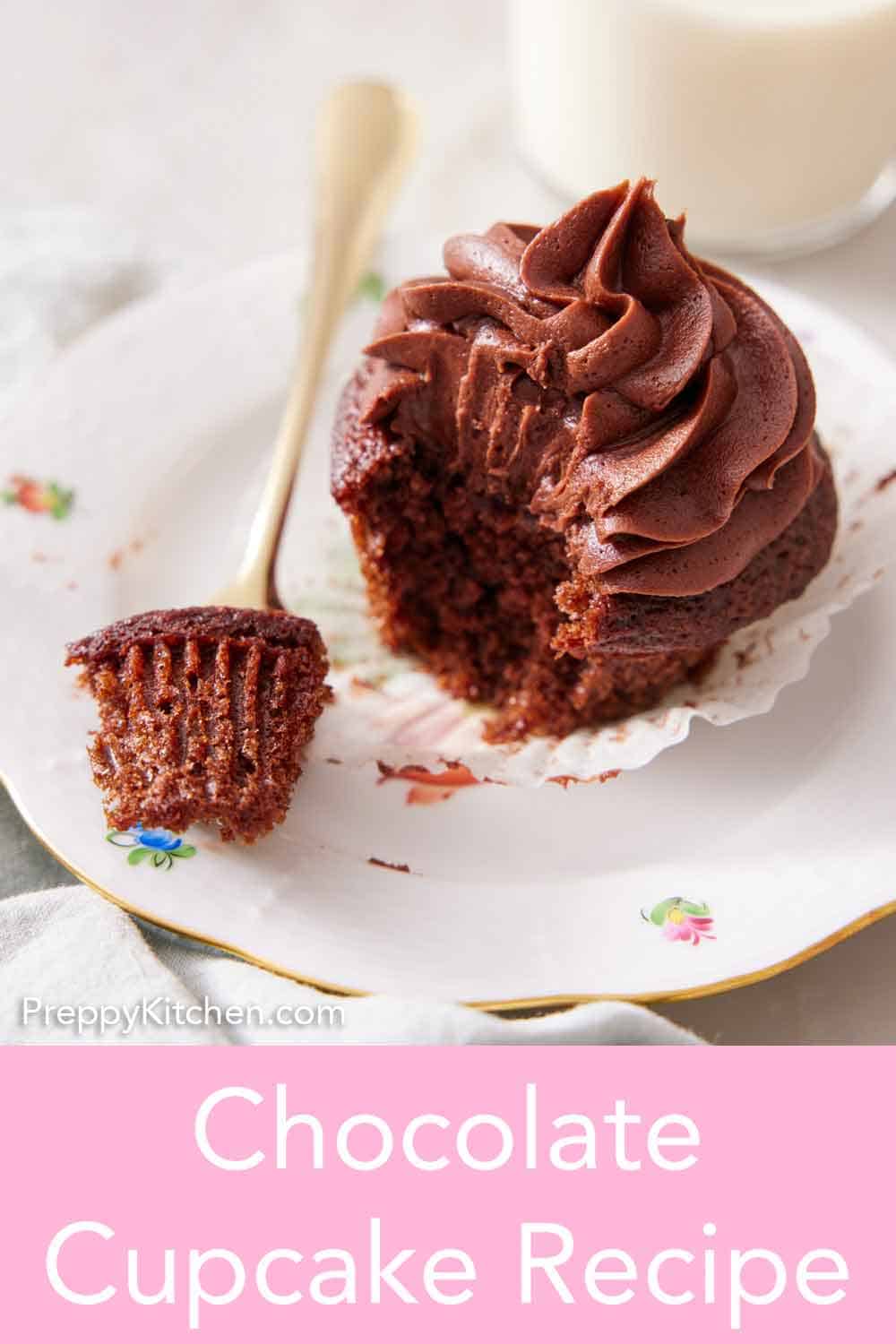 Chocolate Cupcake Recipe - Preppy Kitchen
