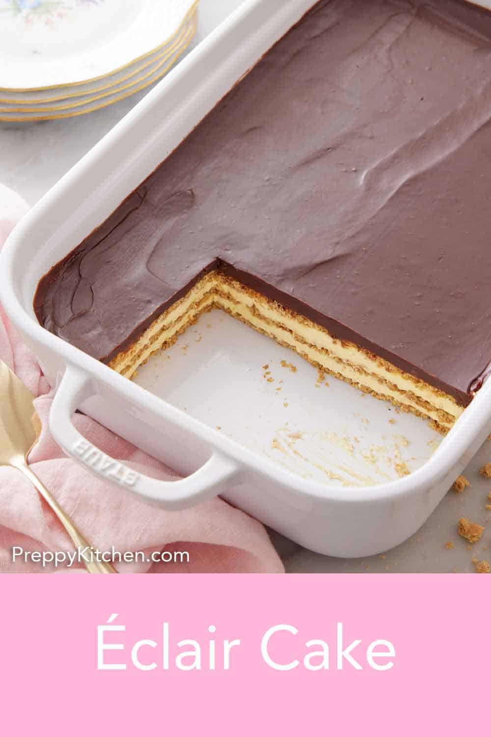 Éclair Cake - Preppy Kitchen