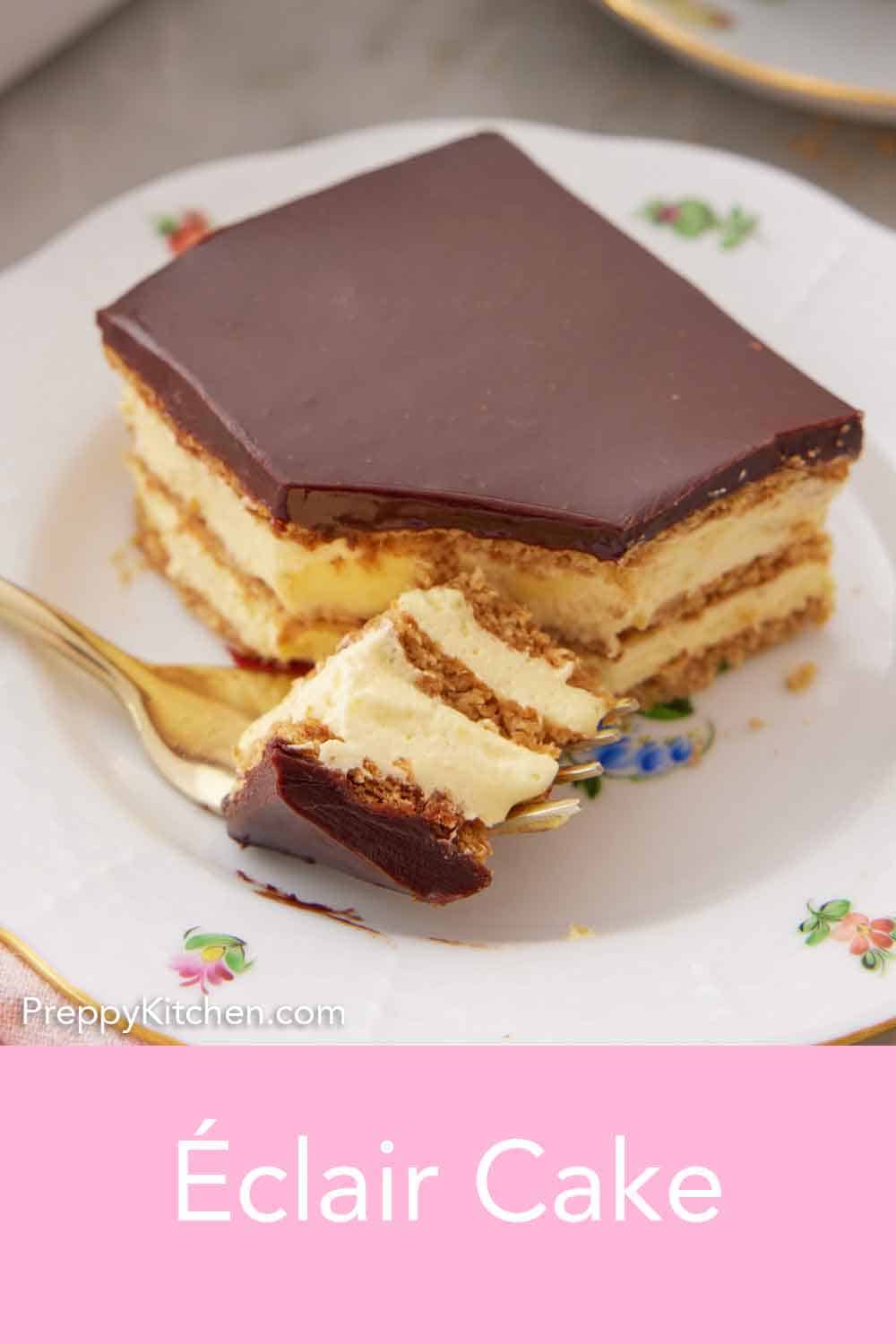 Éclair Cake - Preppy Kitchen