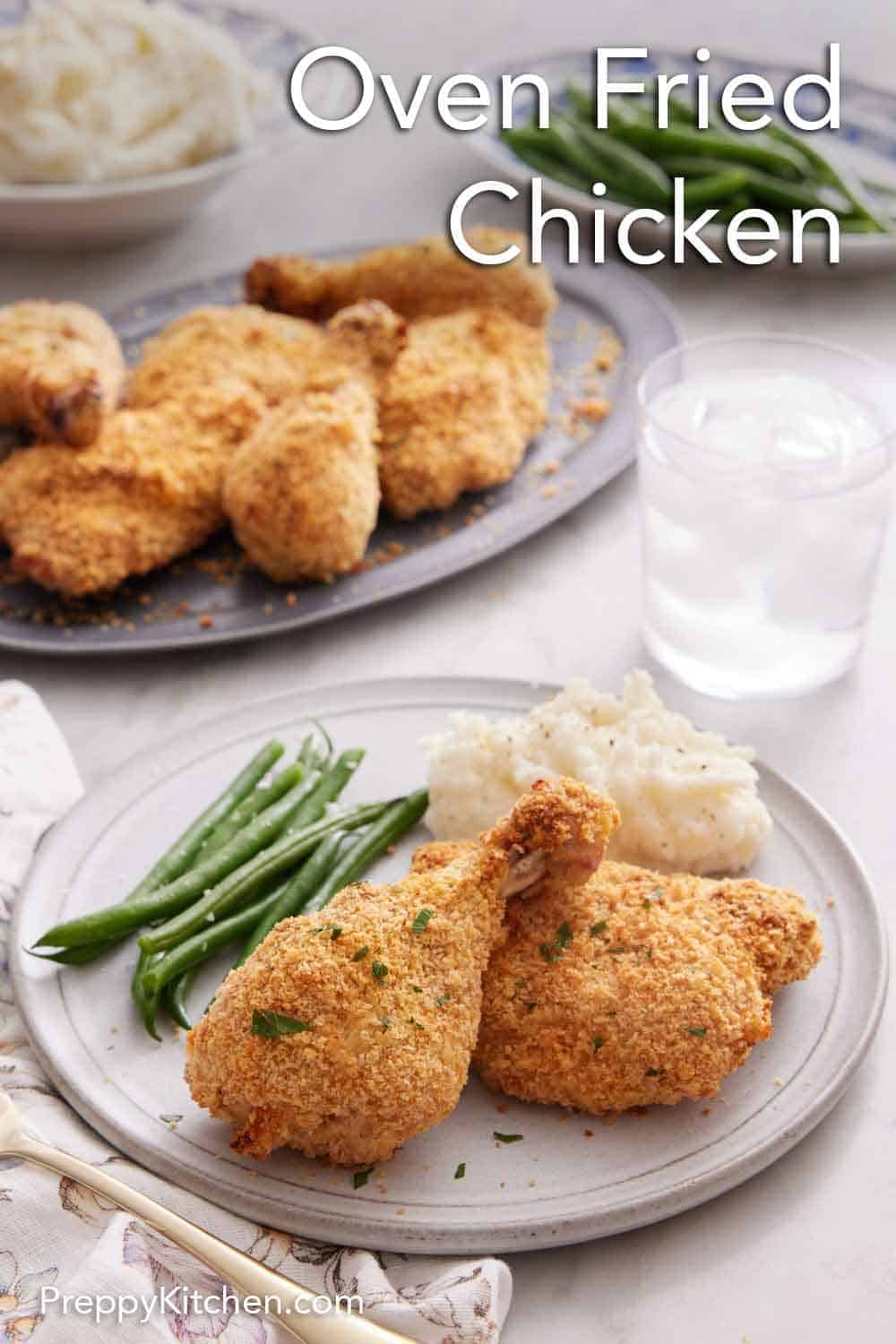 Oven Fried Chicken - Preppy Kitchen