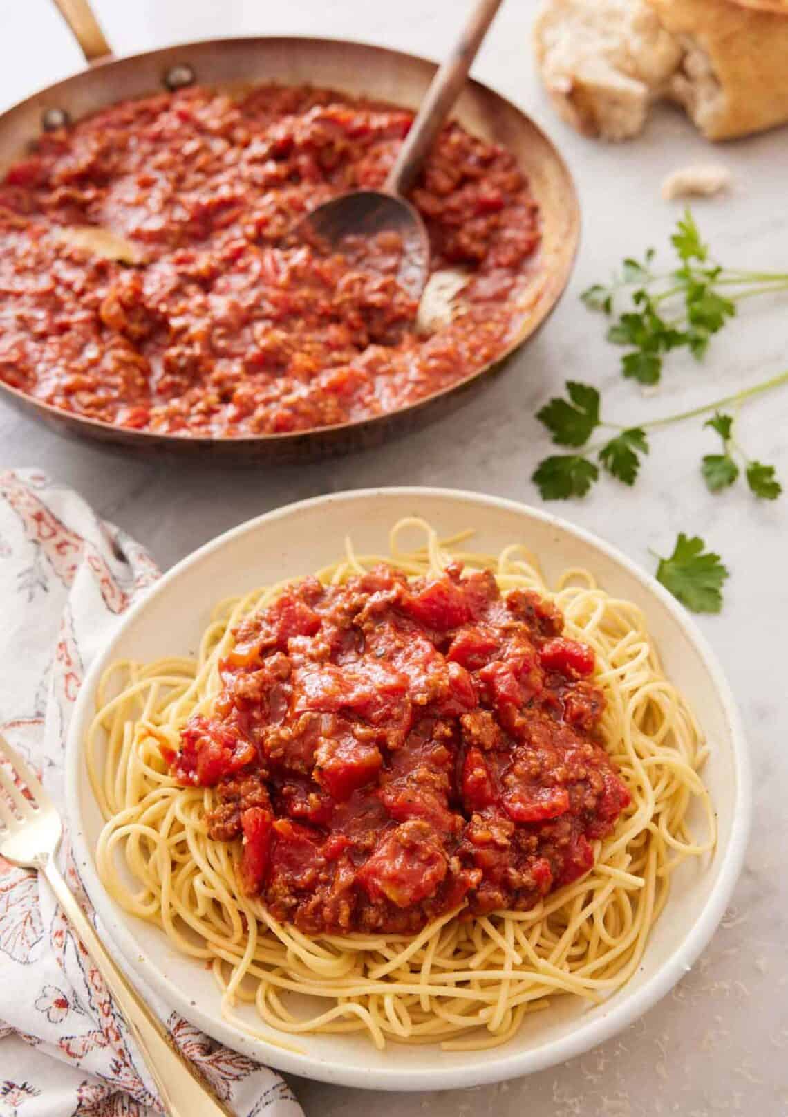 Spaghetti Sauce Recipe - Preppy Kitchen