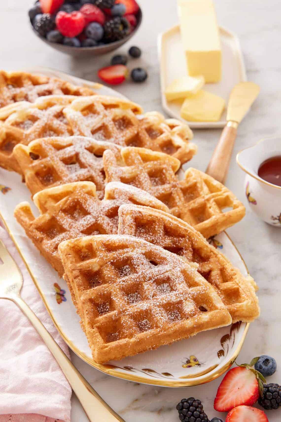 Belgian Waffles - Preppy Kitchen