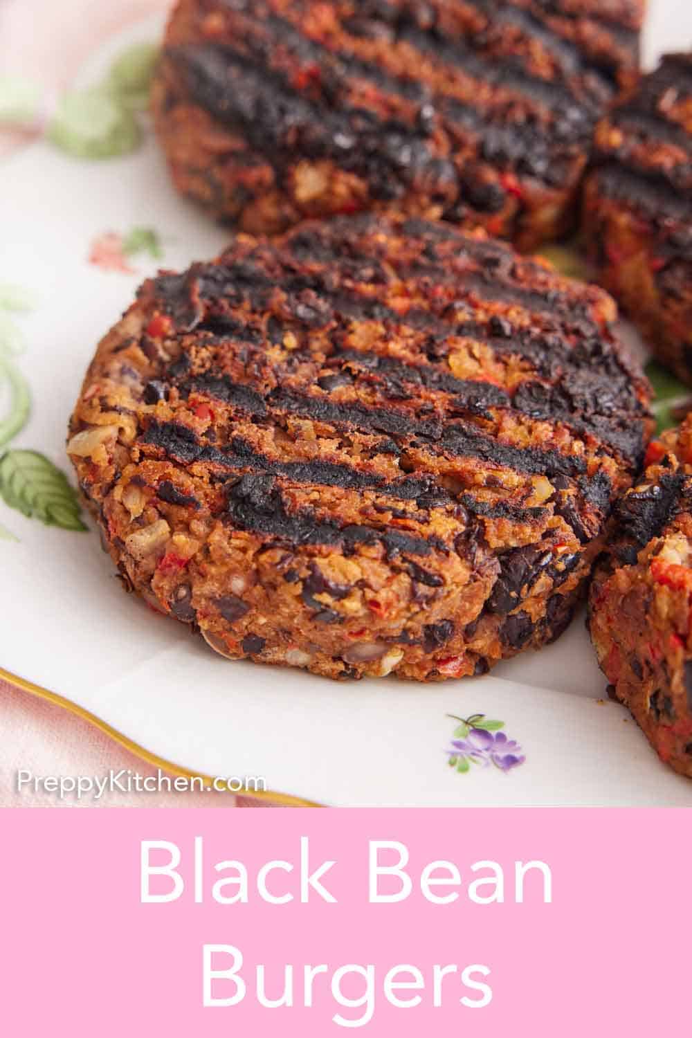 Black Bean Burgers - Preppy Kitchen