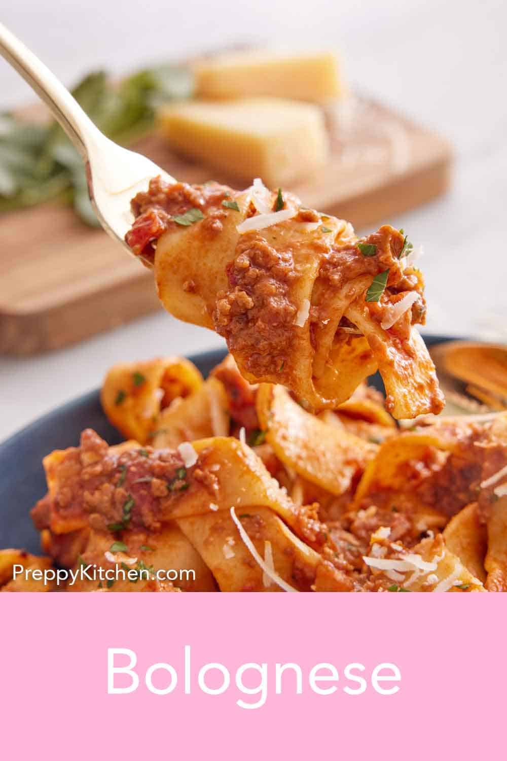 Bolognese - Preppy Kitchen