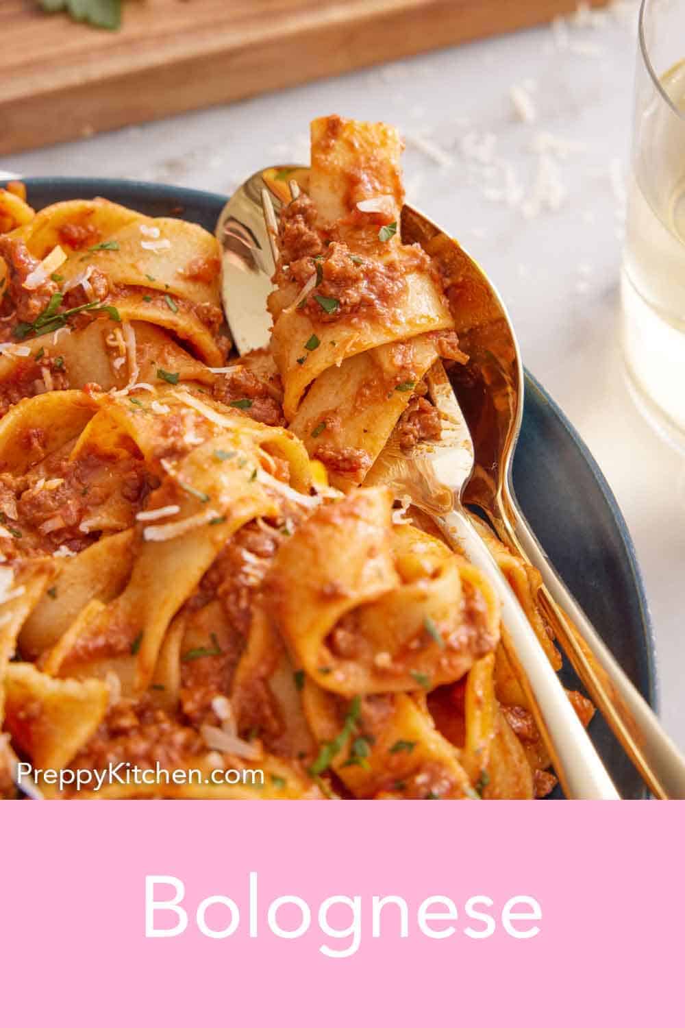 Bolognese - Preppy Kitchen