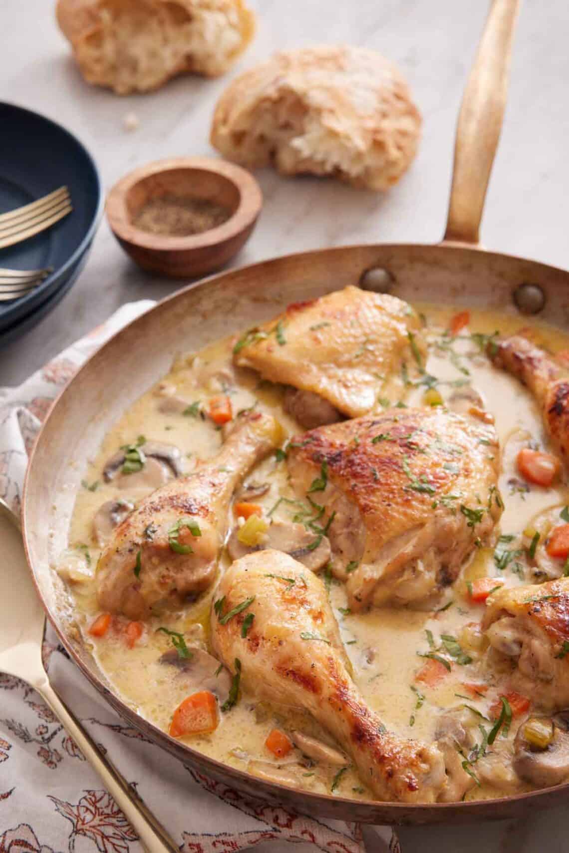 Chicken Fricassée - Preppy Kitchen