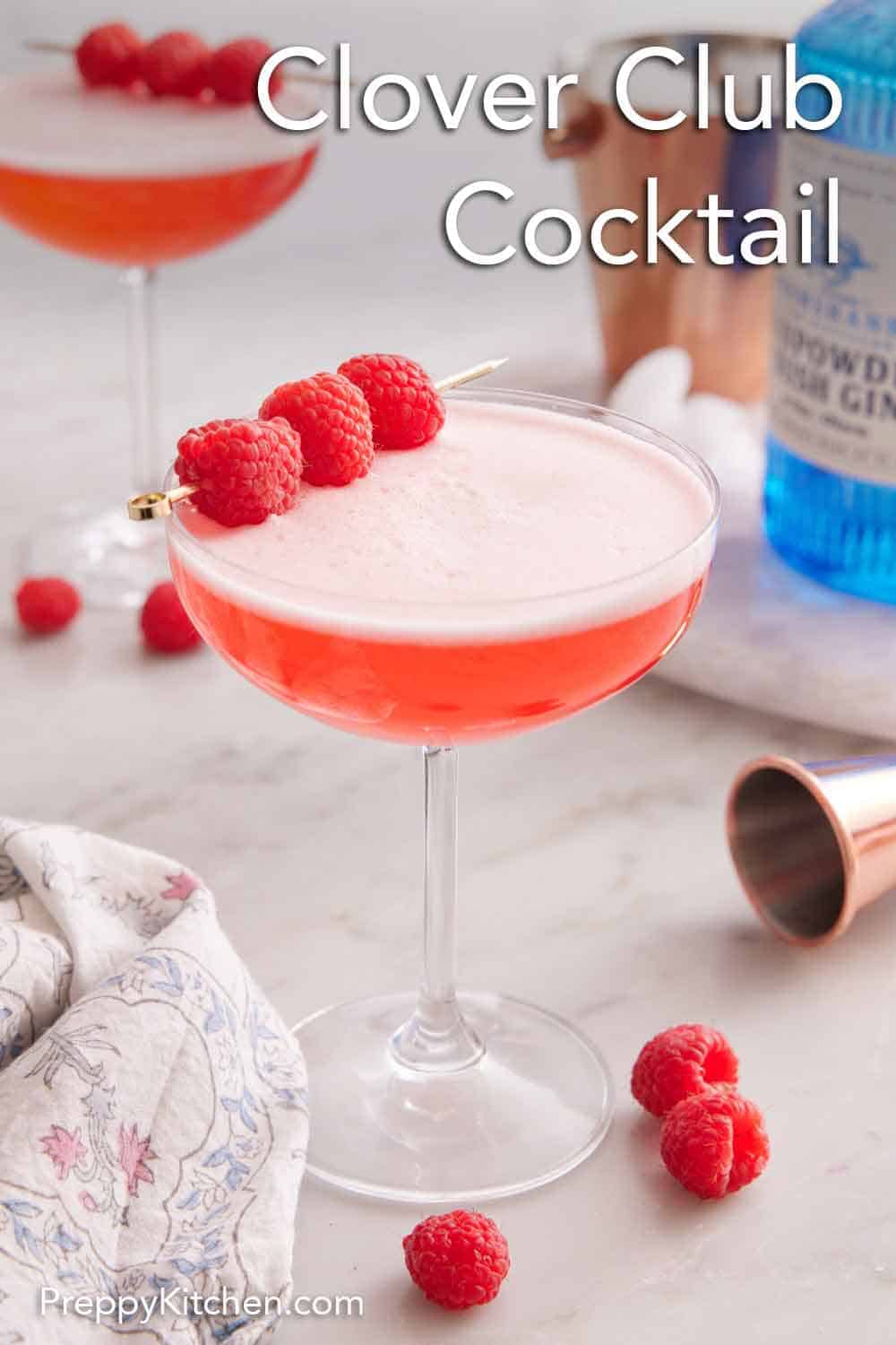 Clover Club Cocktail - Preppy Kitchen