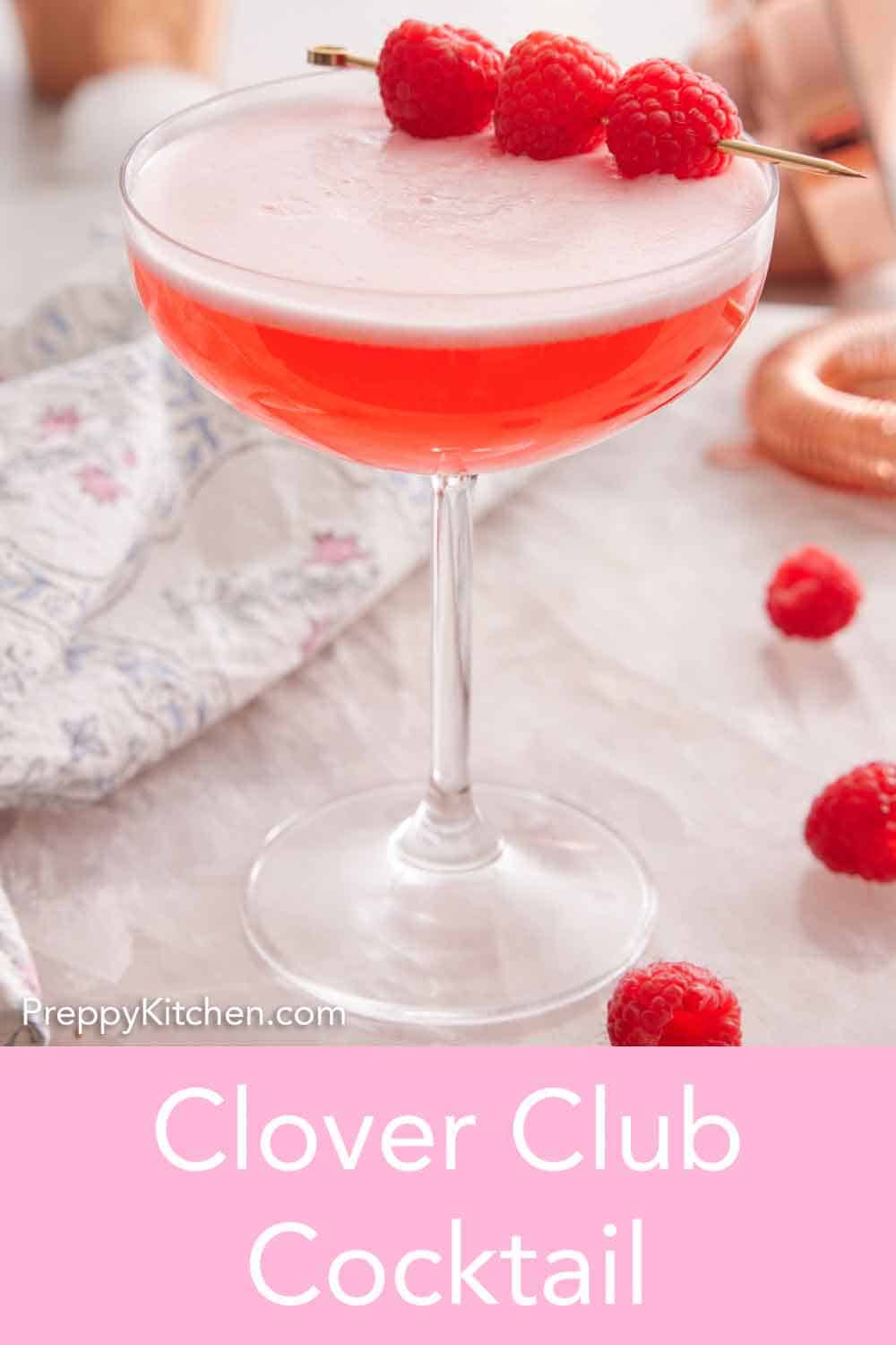 Clover Club Cocktail - Preppy Kitchen