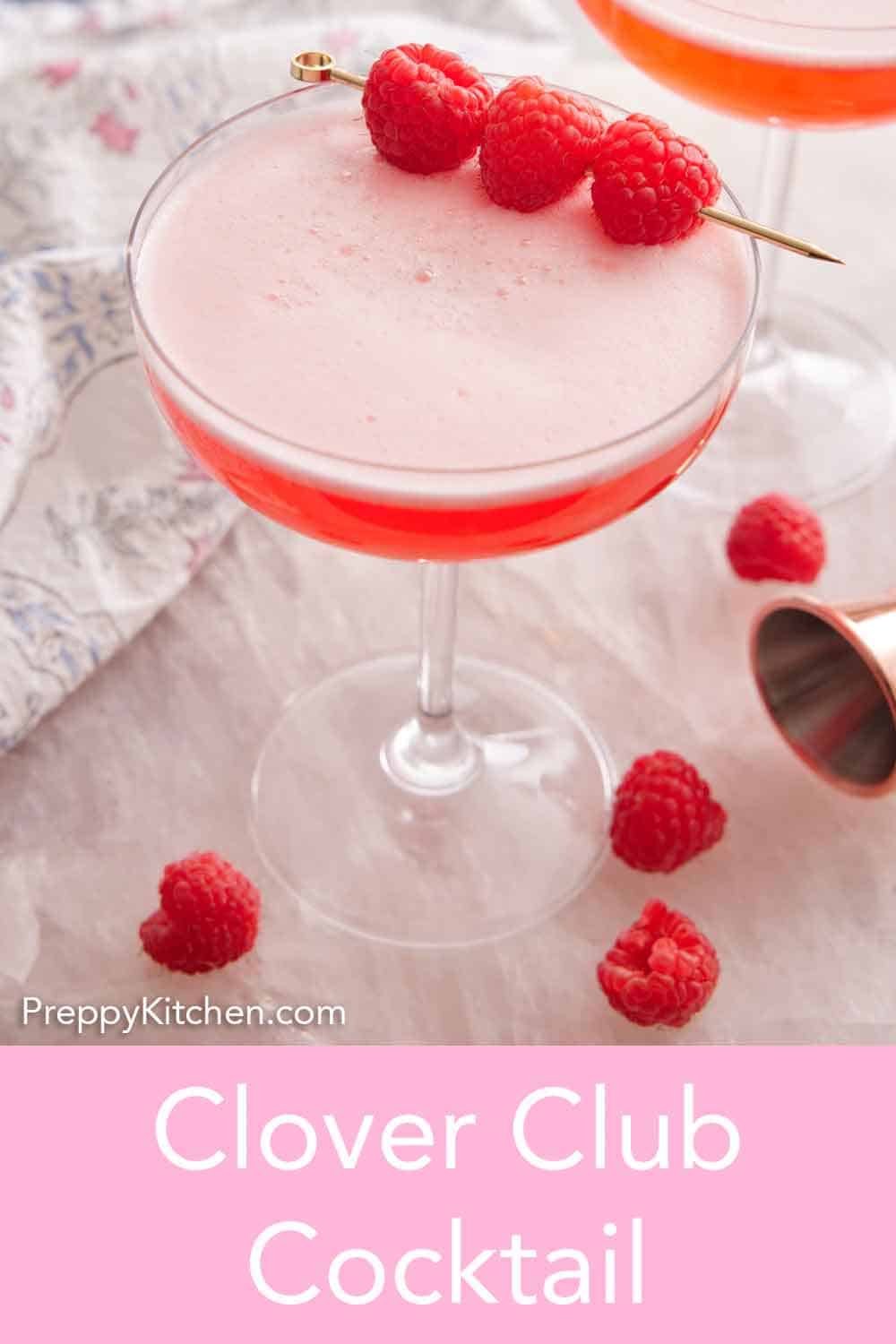 Clover Club Cocktail - Preppy Kitchen