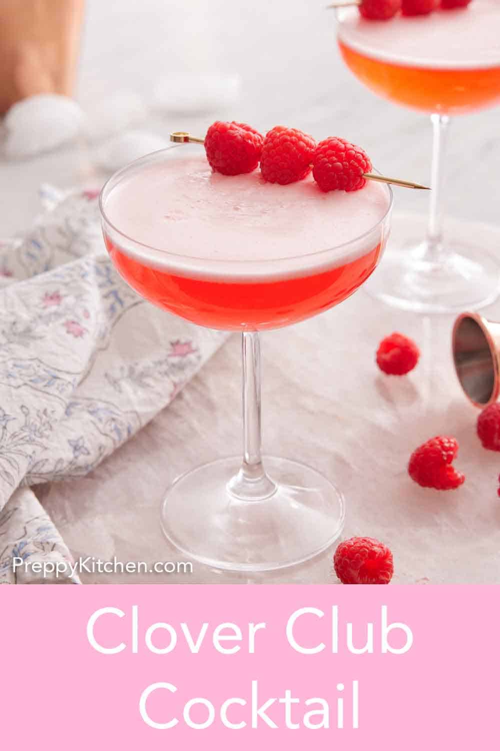 Clover Club Cocktail - Preppy Kitchen
