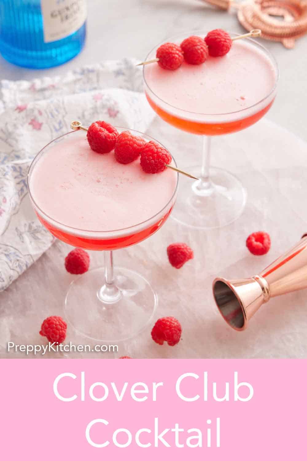 Clover Club Cocktail - Preppy Kitchen