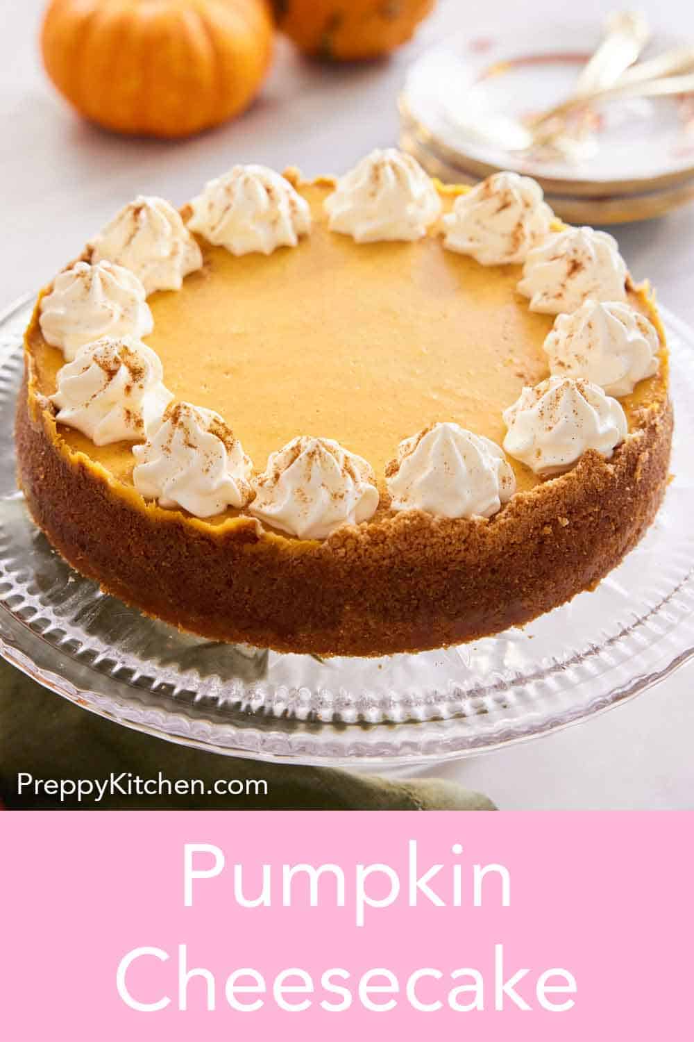 Best Pumpkin Cheesecake (Perfect For Thanksgiving!) - Preppy Kitchen