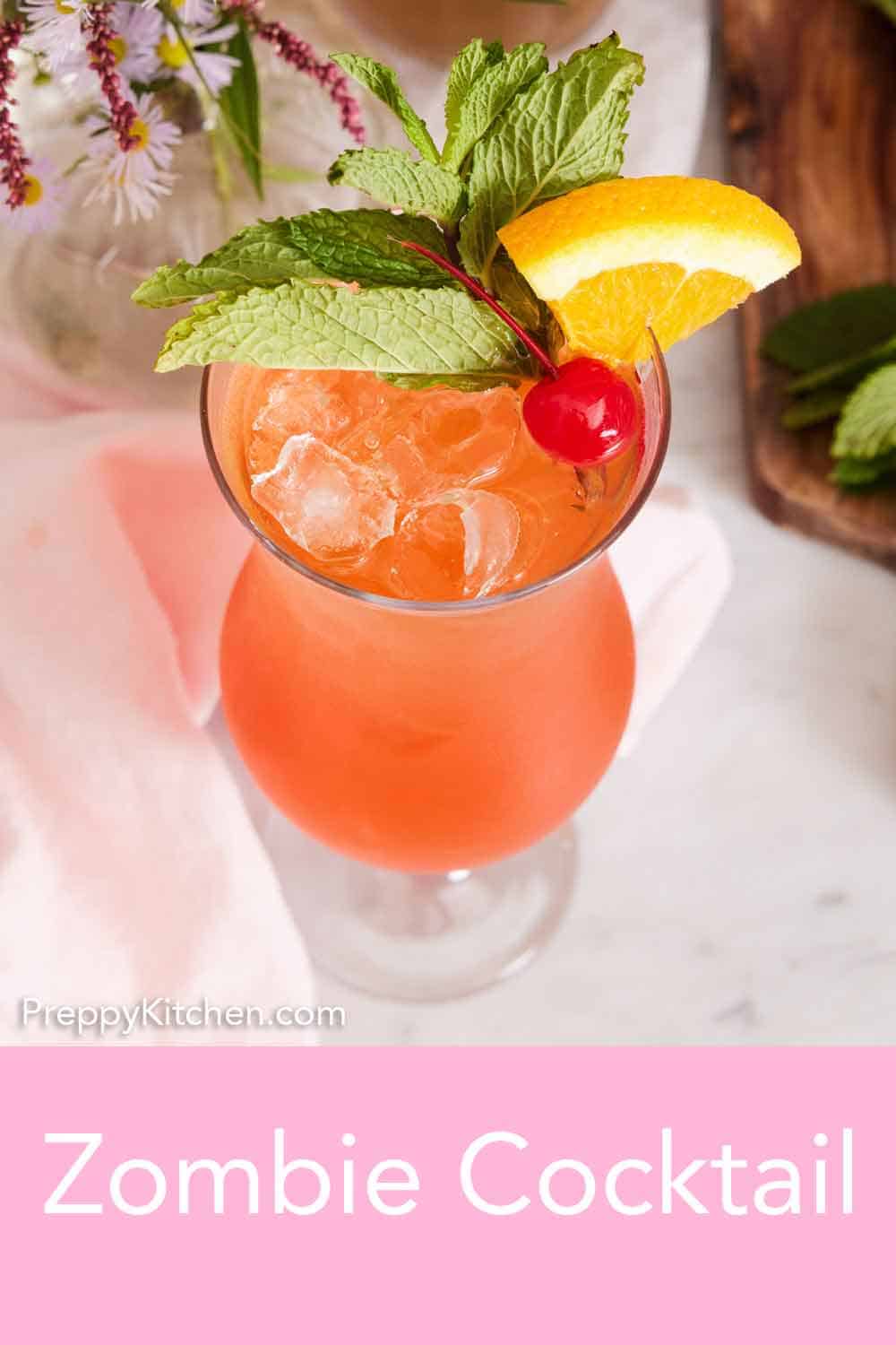 Zombie Cocktail - Preppy Kitchen