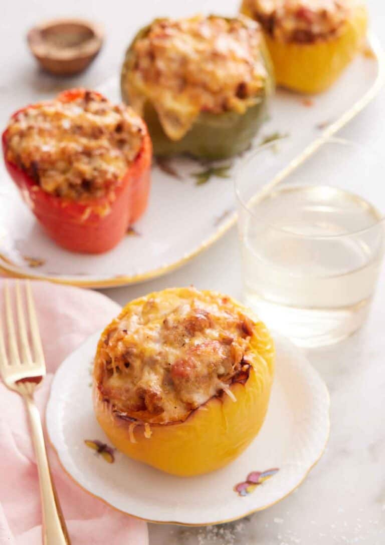 Air Fryer Stuffed Peppers - Preppy Kitchen