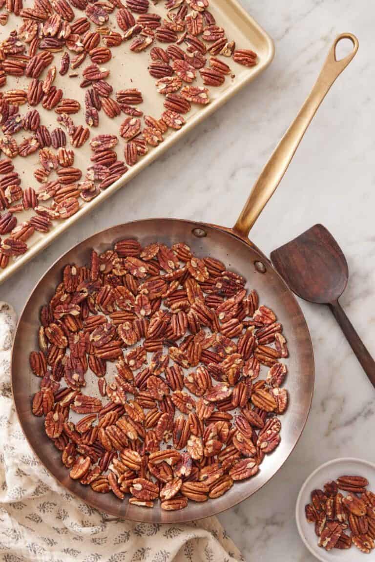 How to Toast Pecans - Preppy Kitchen