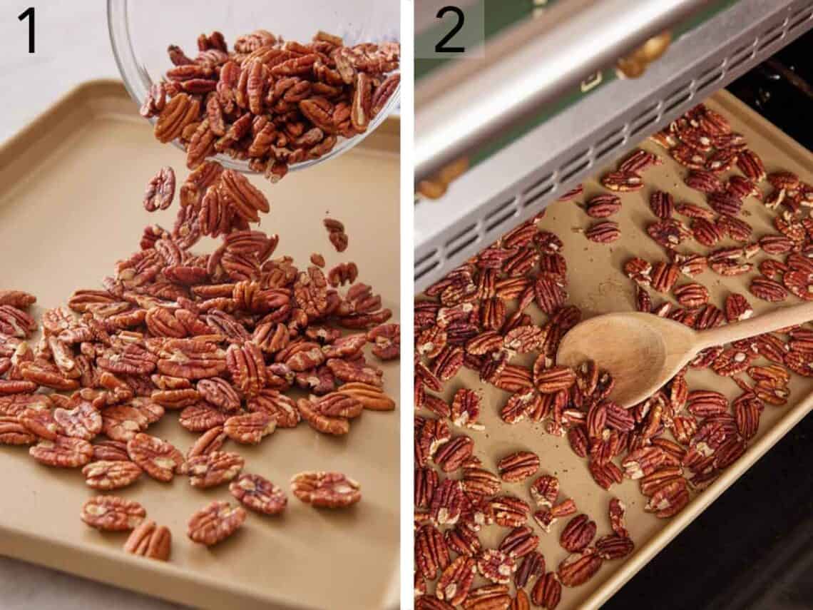 How to Toast Pecans - Preppy Kitchen