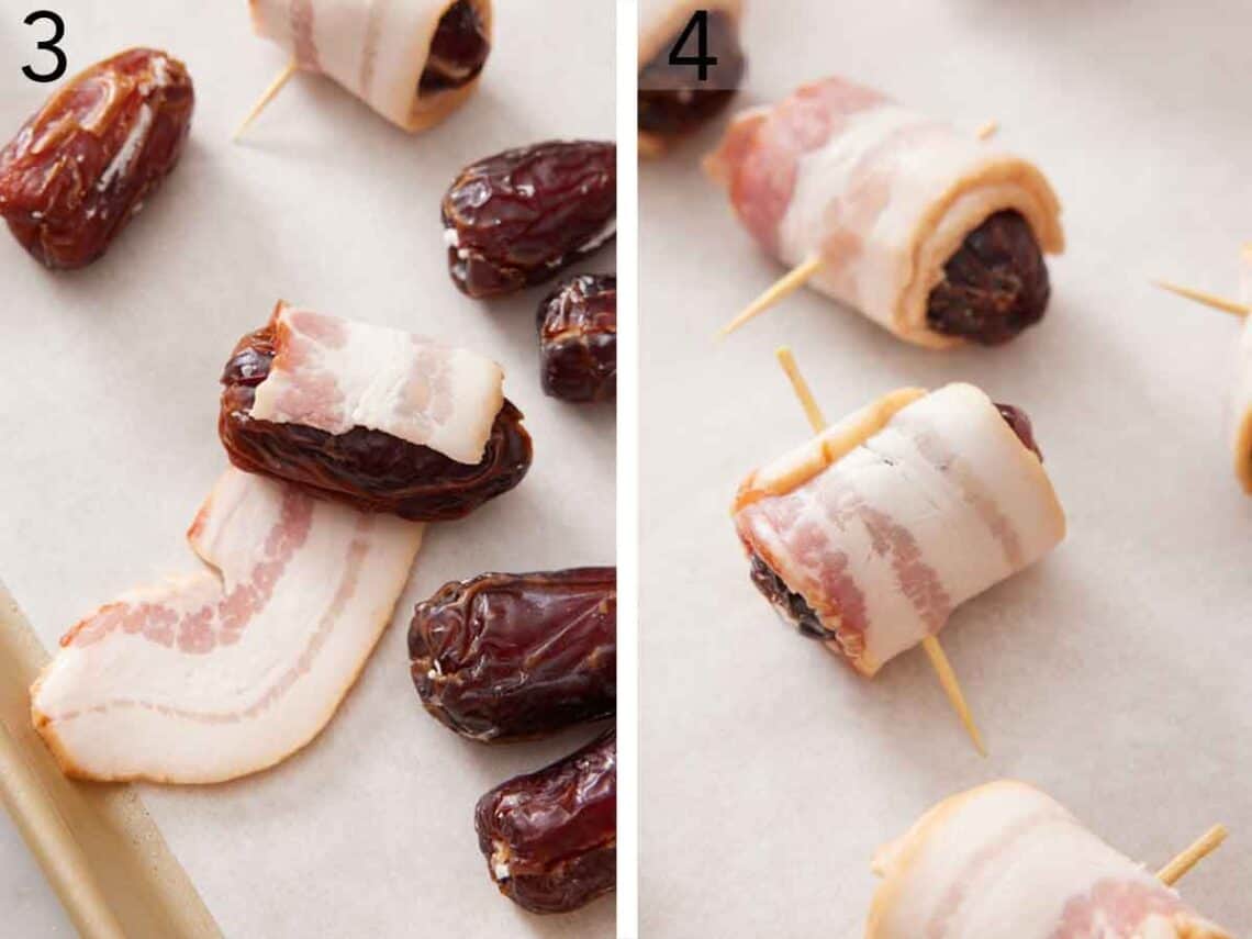 Bacon Wrapped Dates - Preppy Kitchen