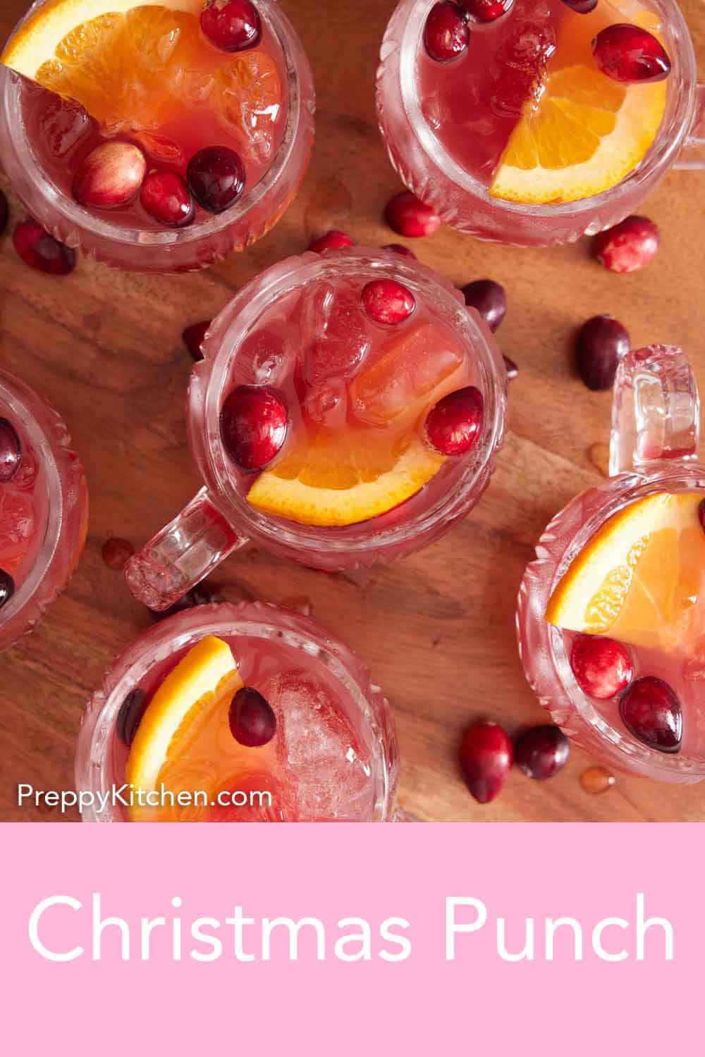 Christmas Punch - Preppy Kitchen