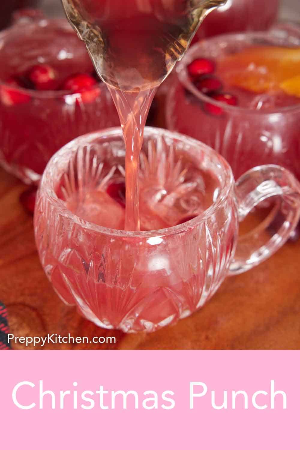Christmas Punch - Preppy Kitchen