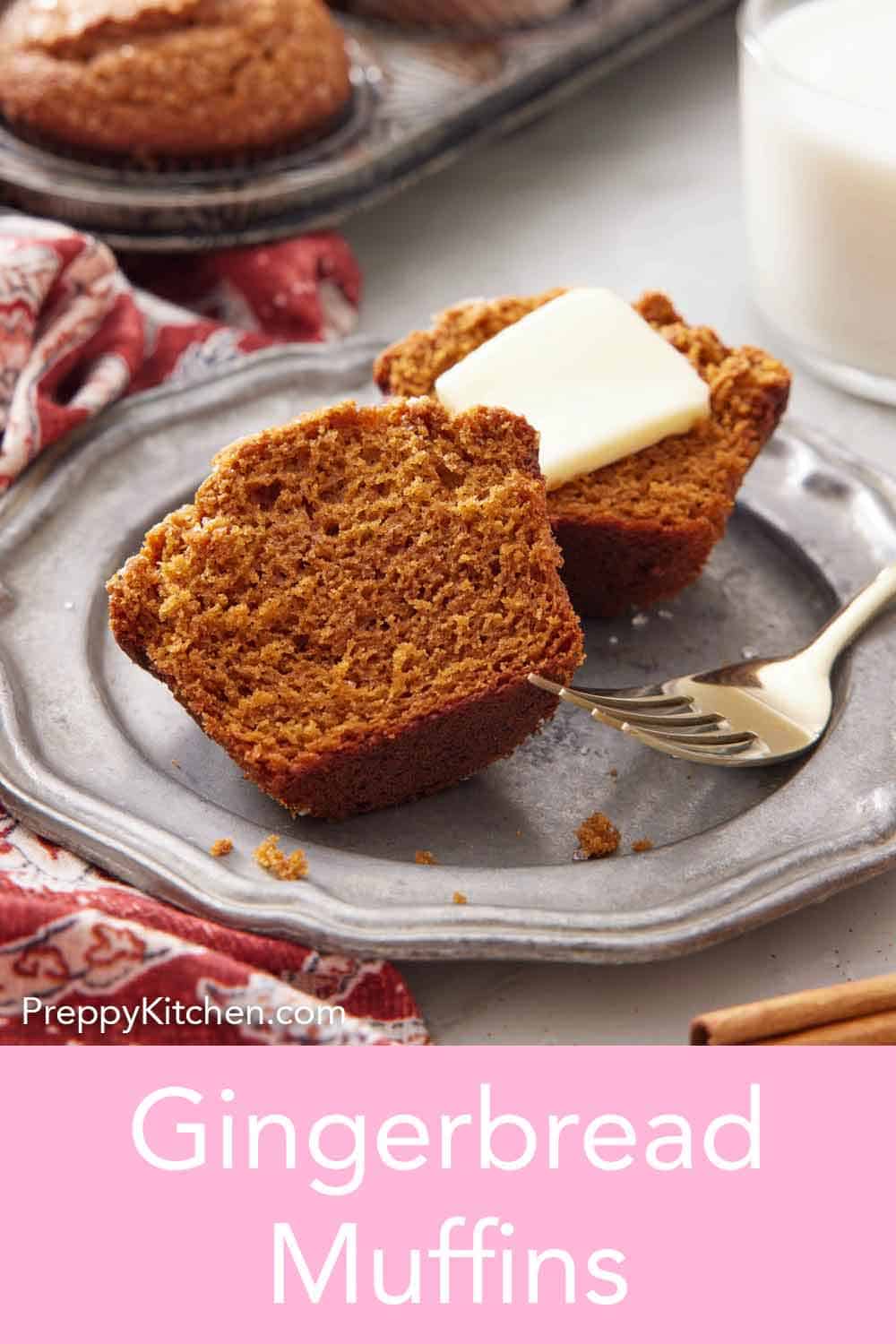 Gingerbread Muffins - Preppy Kitchen