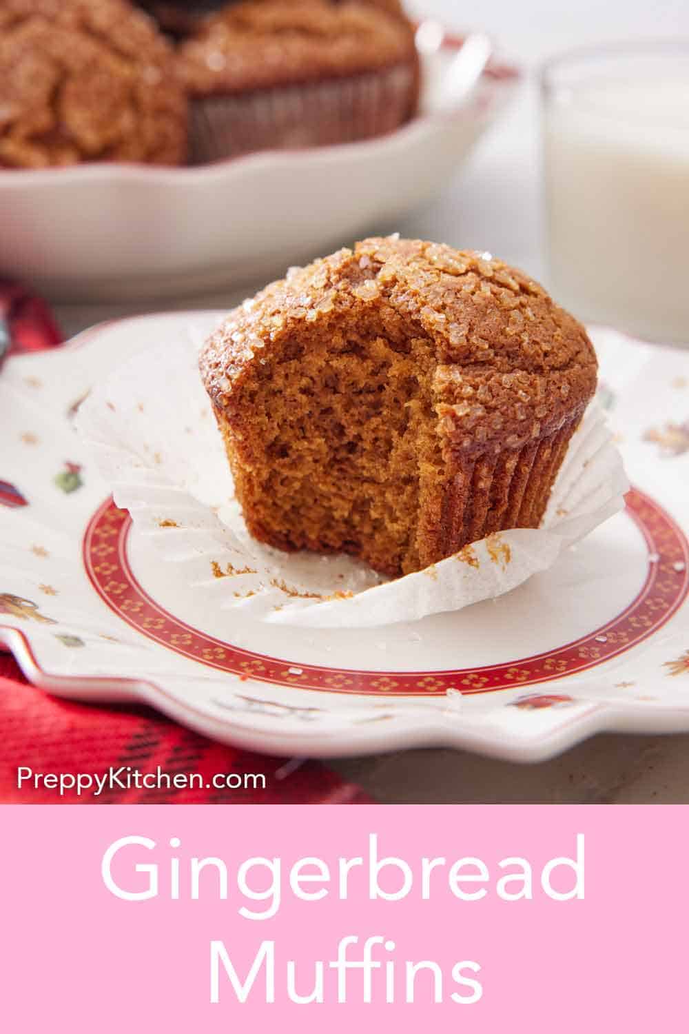 Gingerbread Muffins - Preppy Kitchen