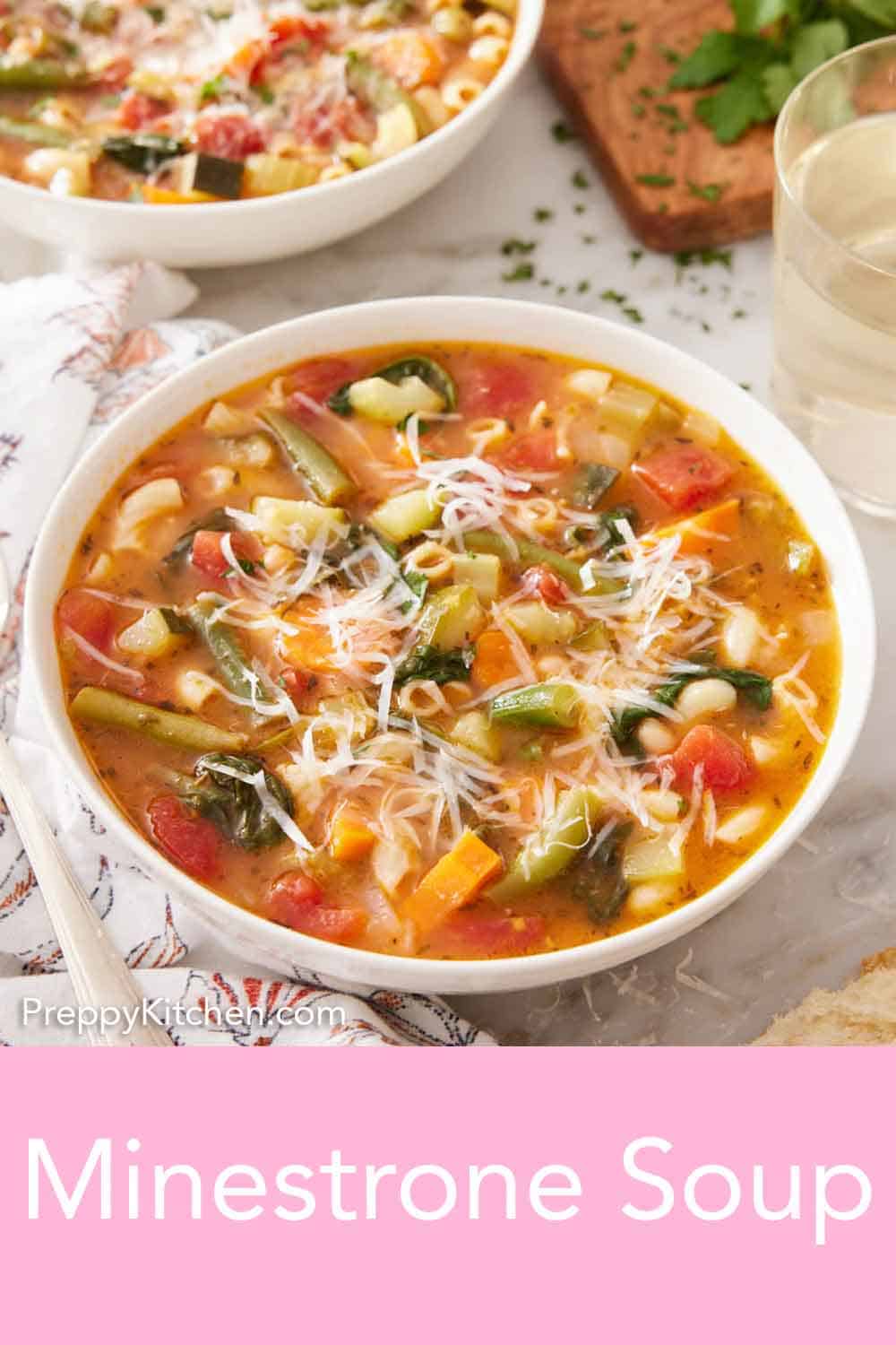 Minestrone Soup - Preppy Kitchen