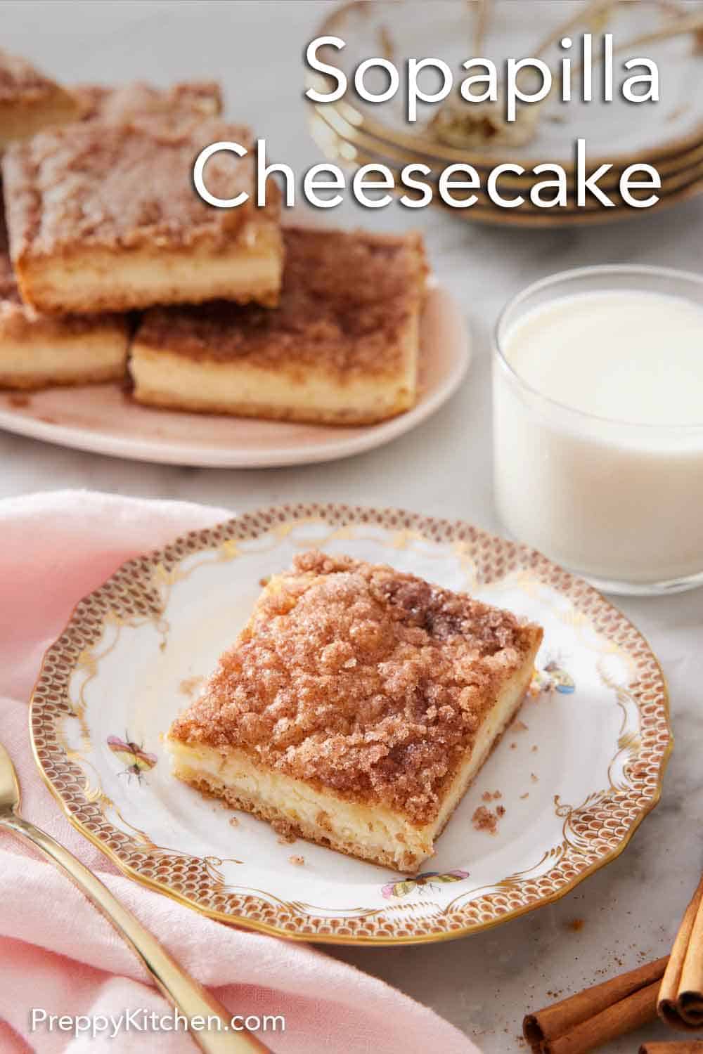 Sopapilla Cheesecake - Preppy Kitchen