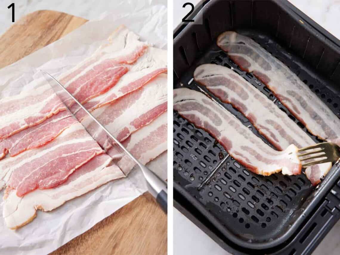 Air Fryer Bacon - Preppy Kitchen