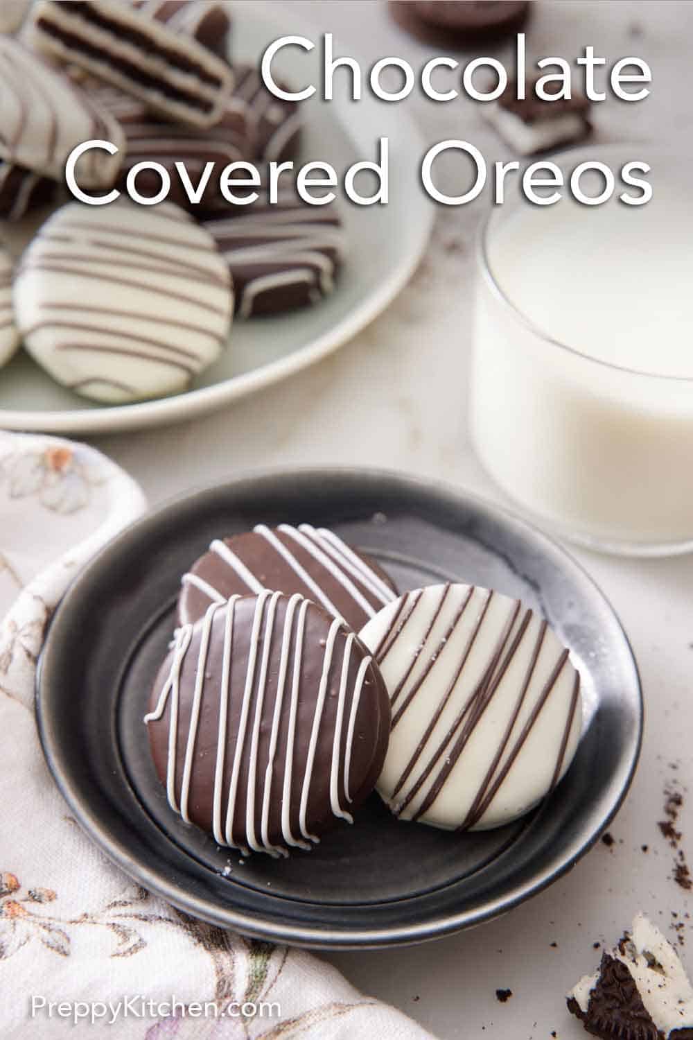 Chocolate Covered Oreos - Preppy Kitchen