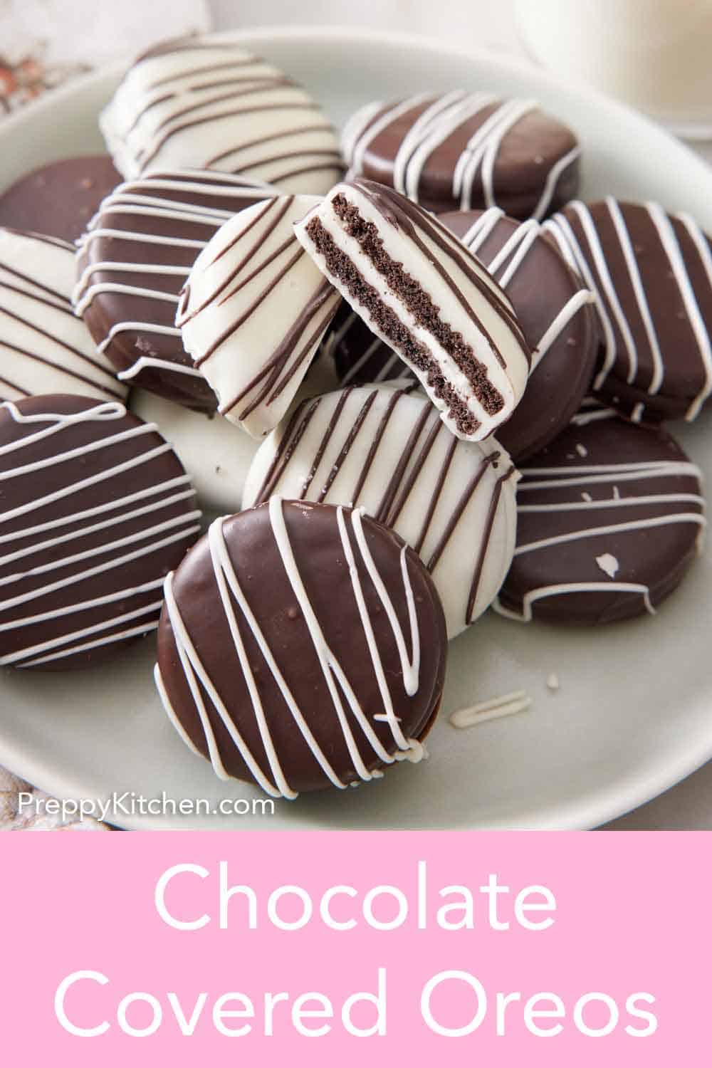 Chocolate Covered Oreos - Preppy Kitchen