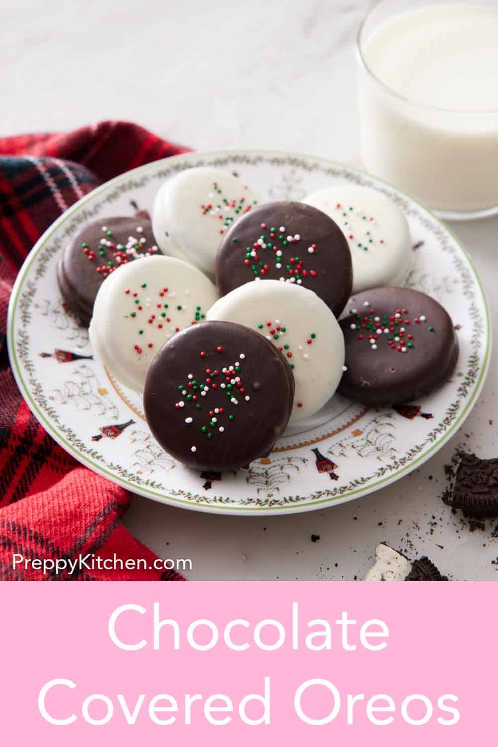 Chocolate Covered Oreos - Preppy Kitchen