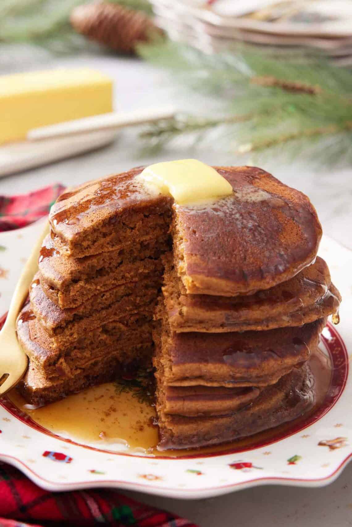 Gingerbread Pancakes - Preppy Kitchen
