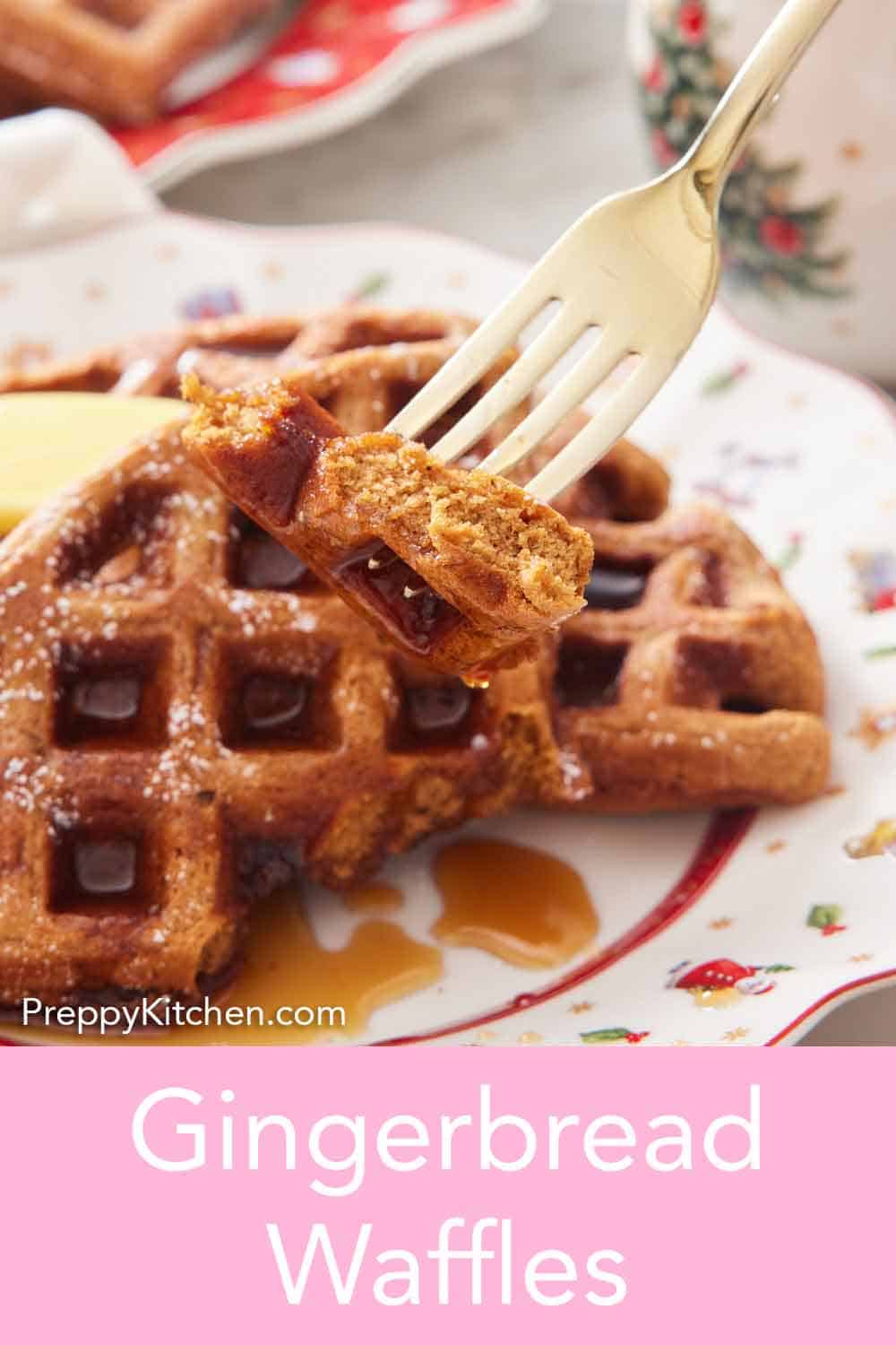 Gingerbread Waffles - Preppy Kitchen
