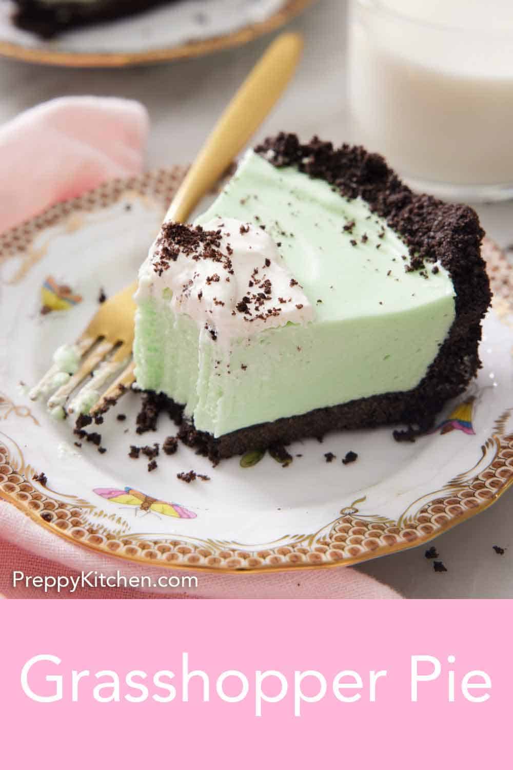 Grasshopper Pie - Preppy Kitchen