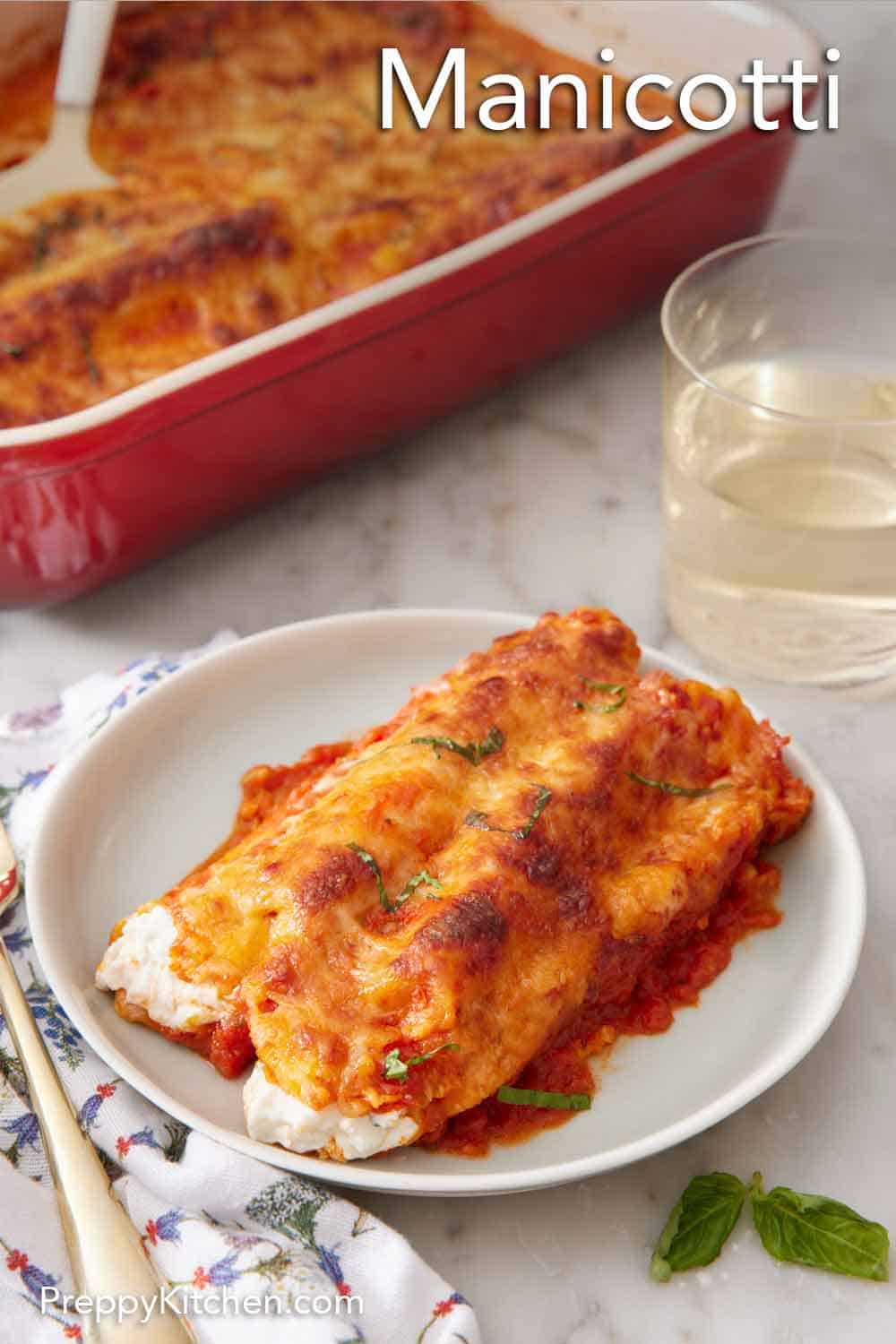 Manicotti - Preppy Kitchen
