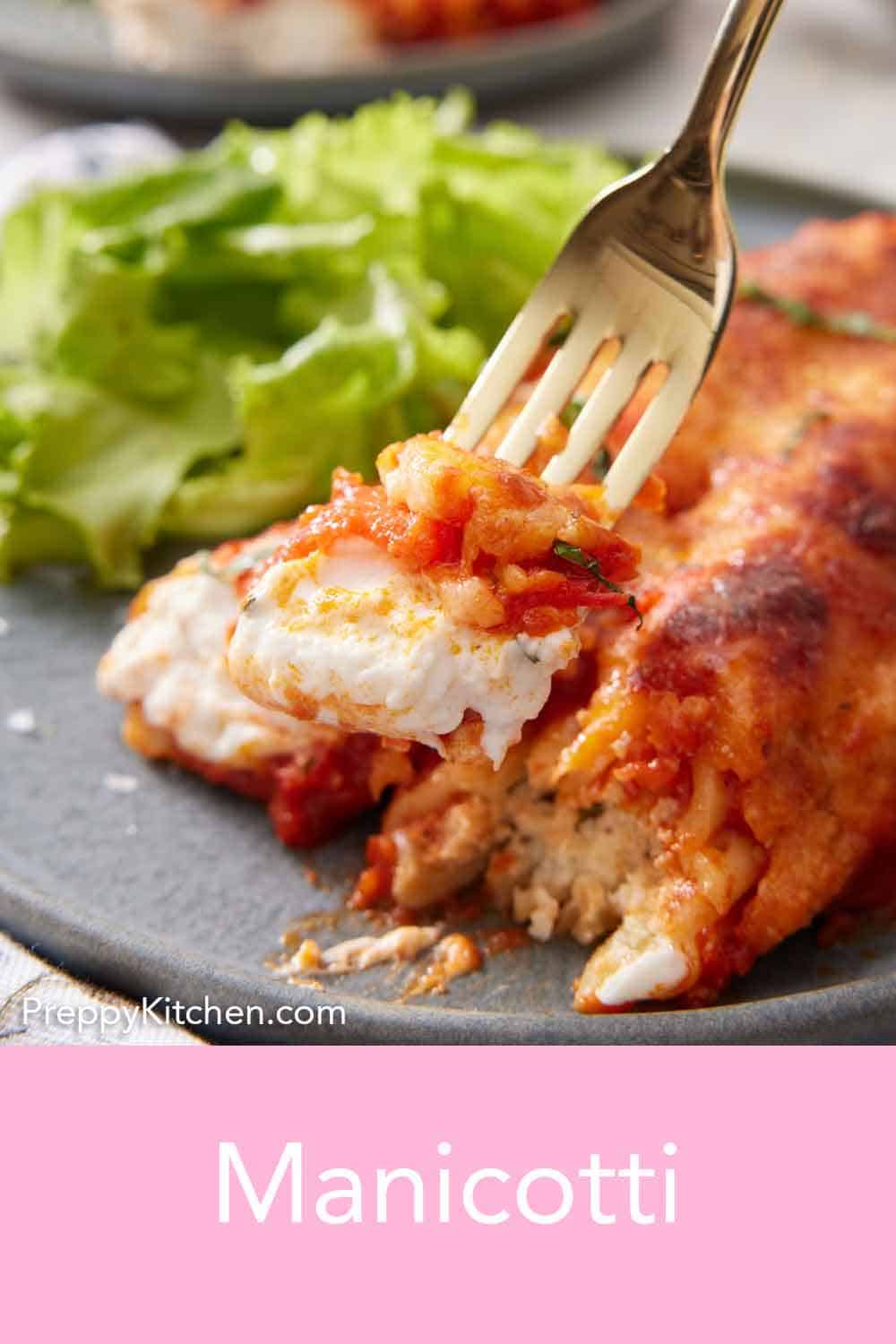 Manicotti - Preppy Kitchen
