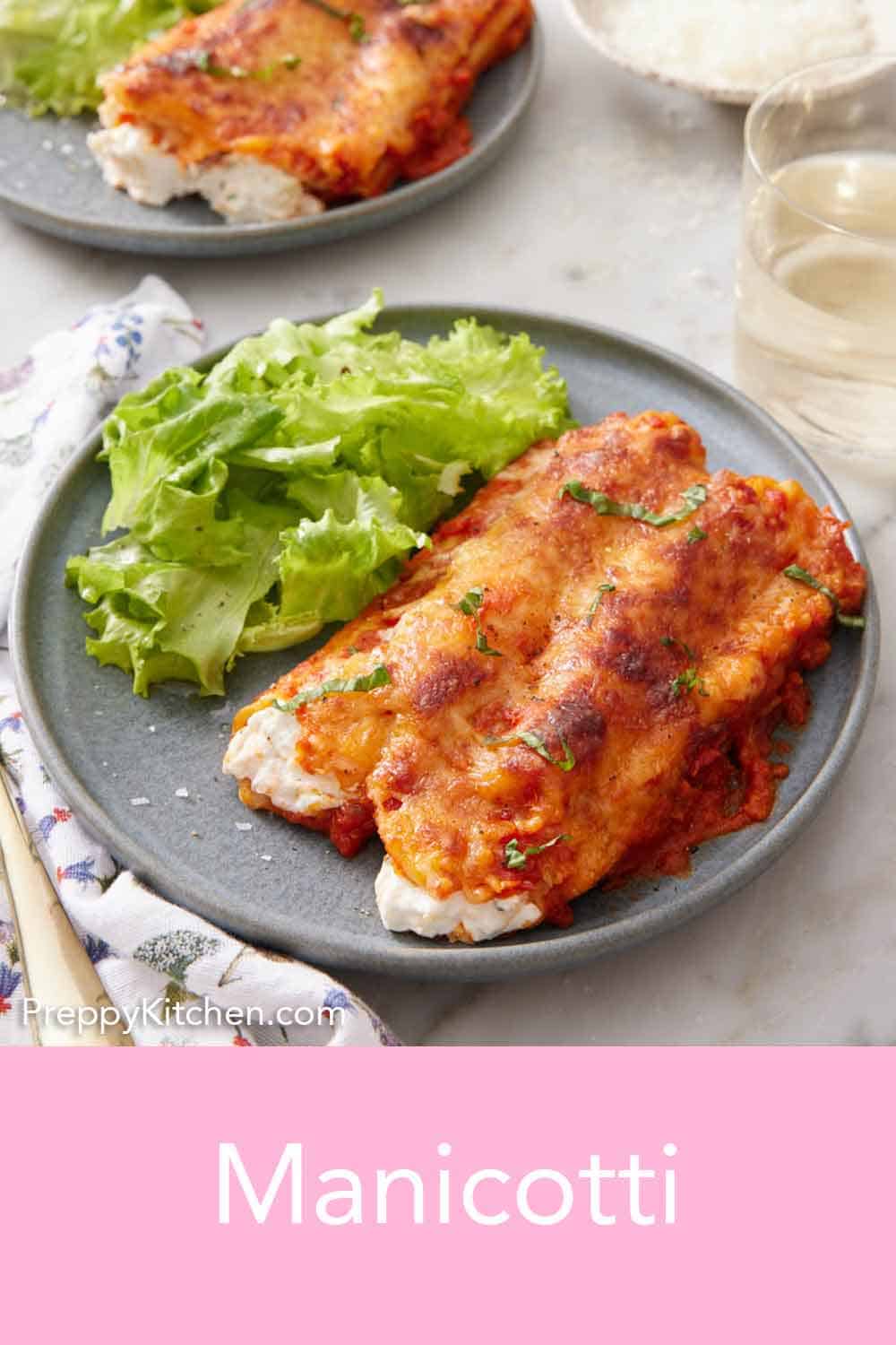 Manicotti - Preppy Kitchen