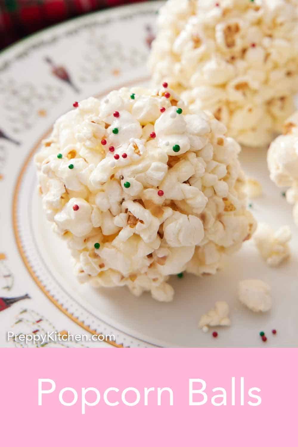 Popcorn Balls - Preppy Kitchen