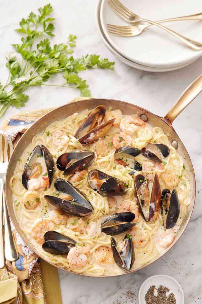 Seafood Pasta - Preppy Kitchen