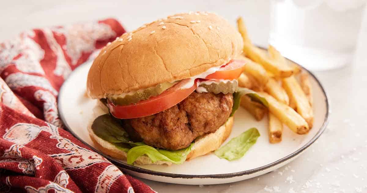Air Fryer Turkey Burgers - Preppy Kitchen