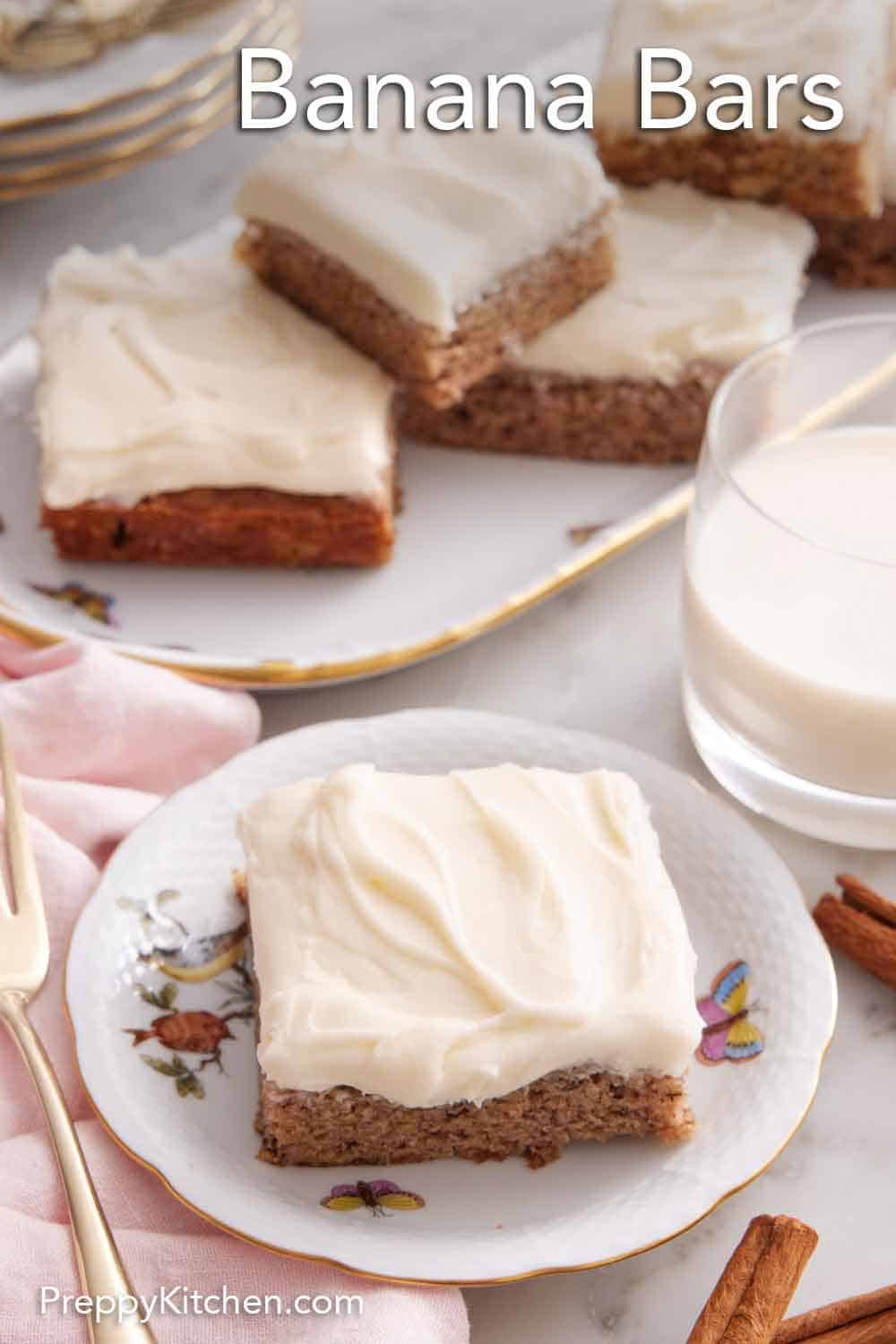 Banana Bars - Preppy Kitchen