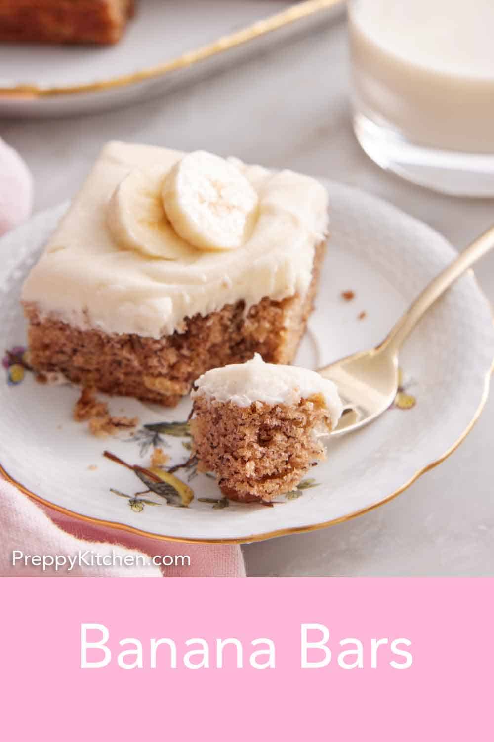 Banana Bars - Preppy Kitchen