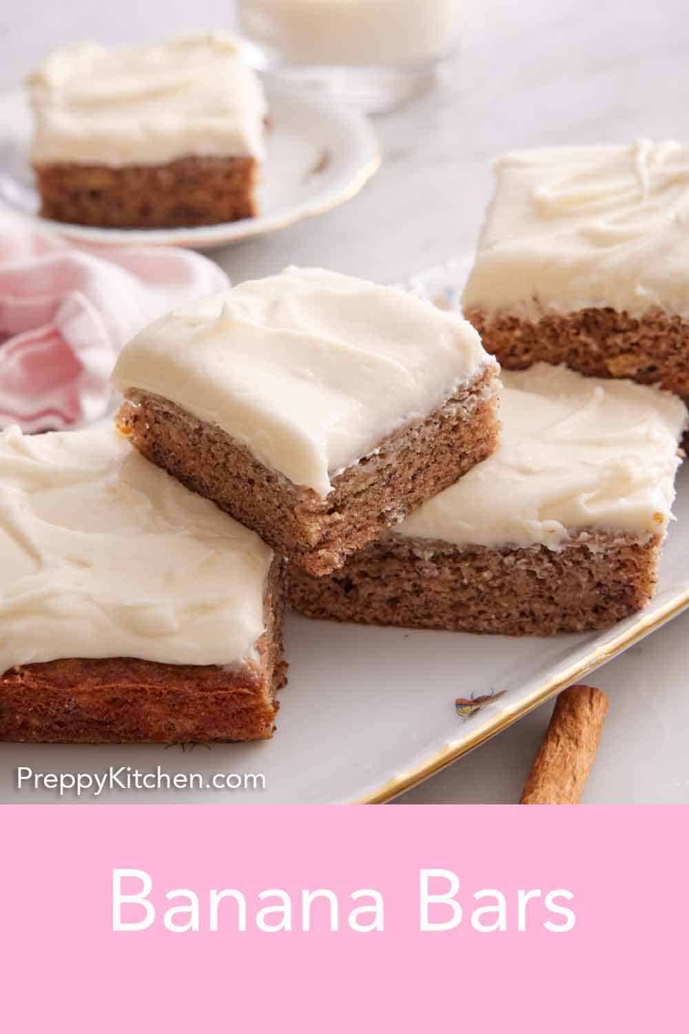 Banana Bars - Preppy Kitchen