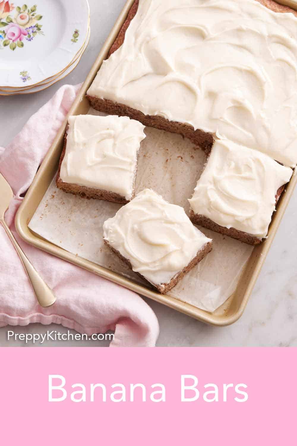 Banana Bars - Preppy Kitchen