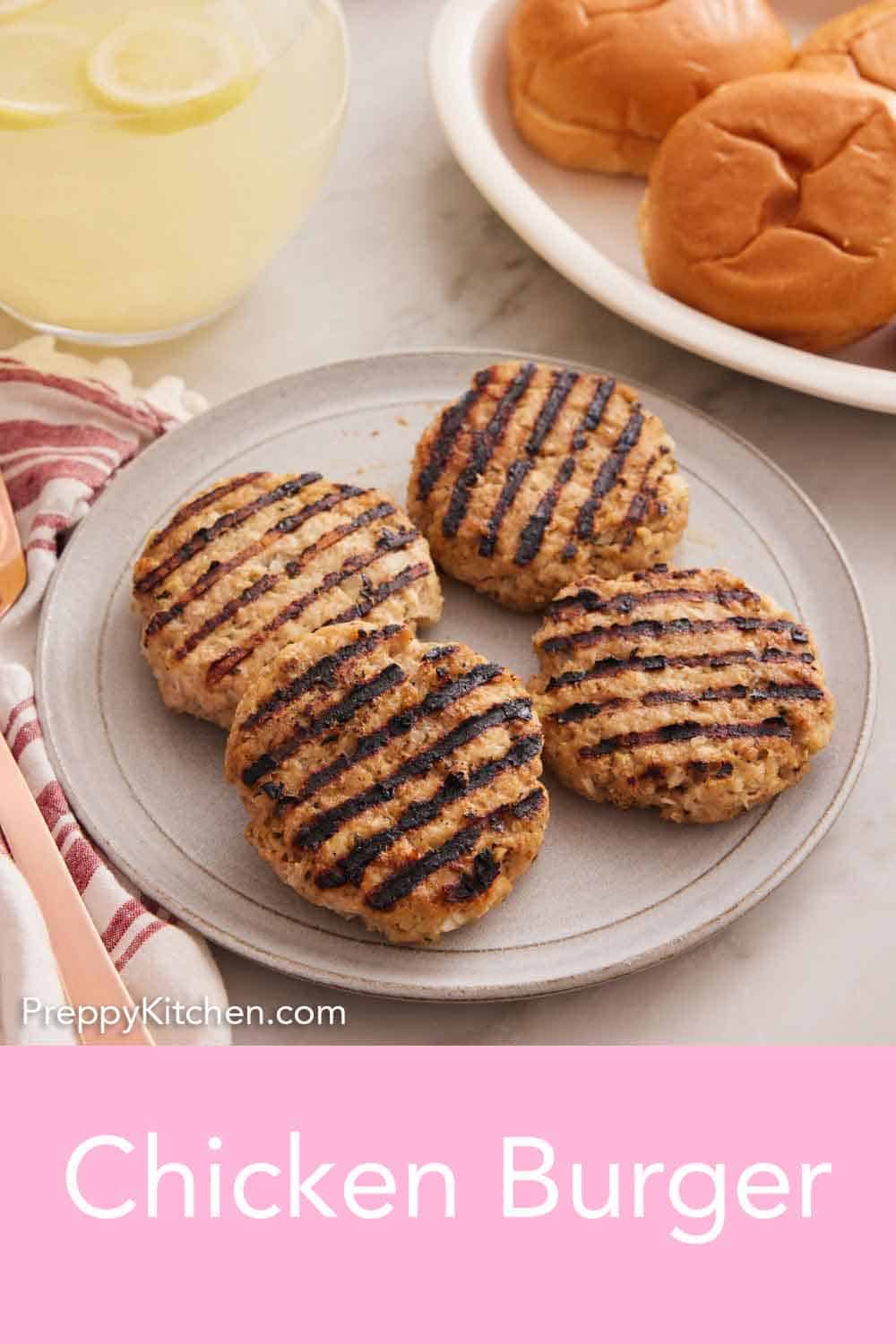 Chicken Burger - Preppy Kitchen