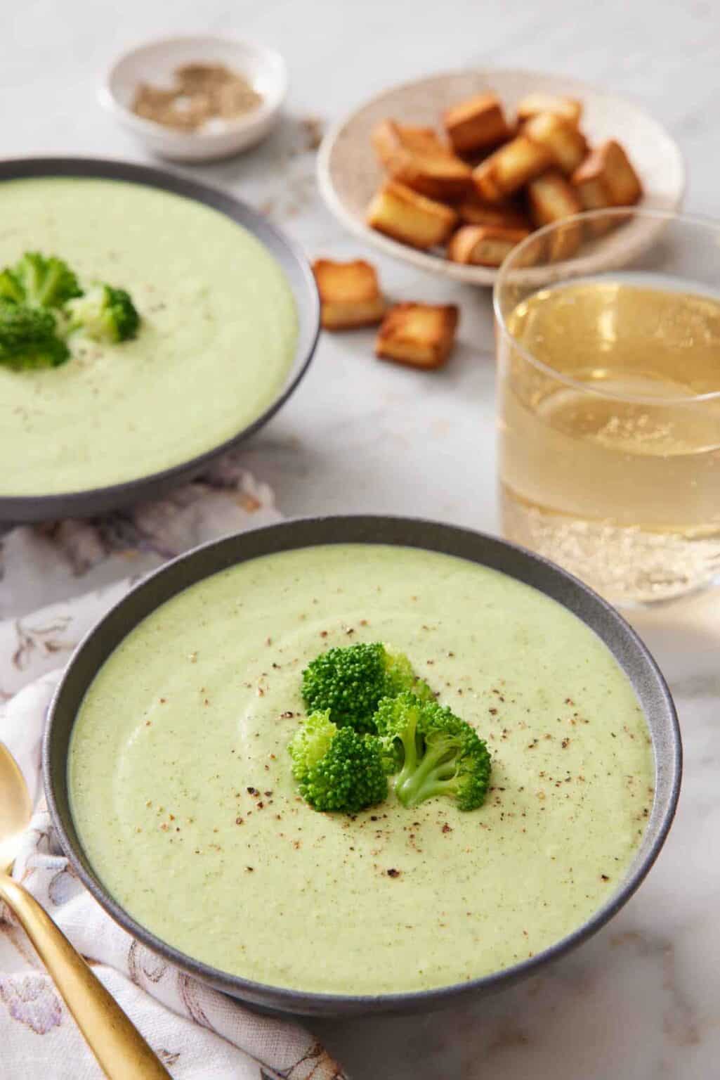 Cream of Broccoli Soup - Preppy Kitchen